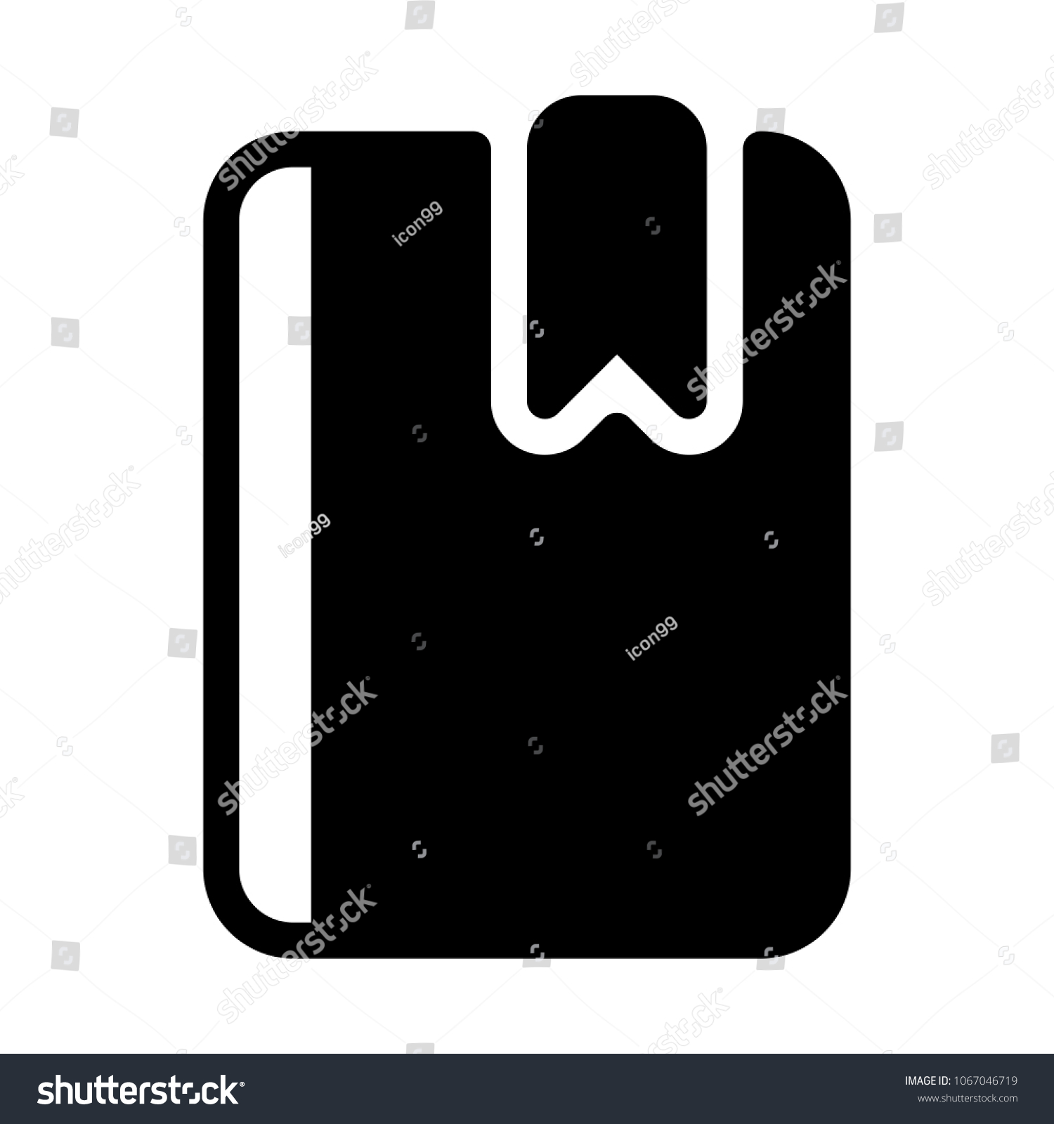 Diary Bookmark Stock Vector (Royalty Free) 1067046719 | Shutterstock