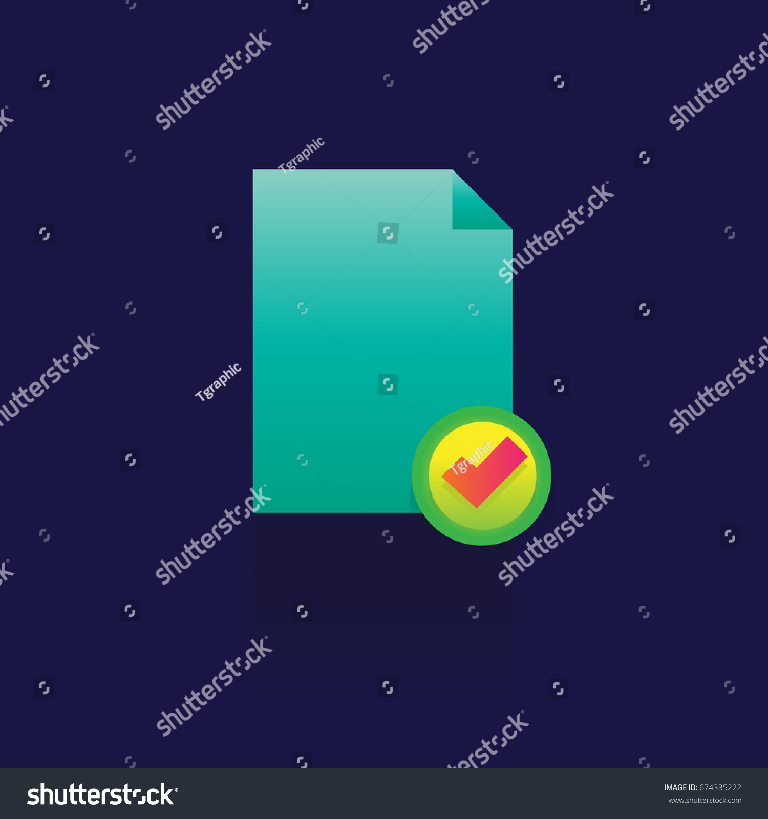 Different Documents Icons Set Rounded Corners Stock Vector (Royalty ...