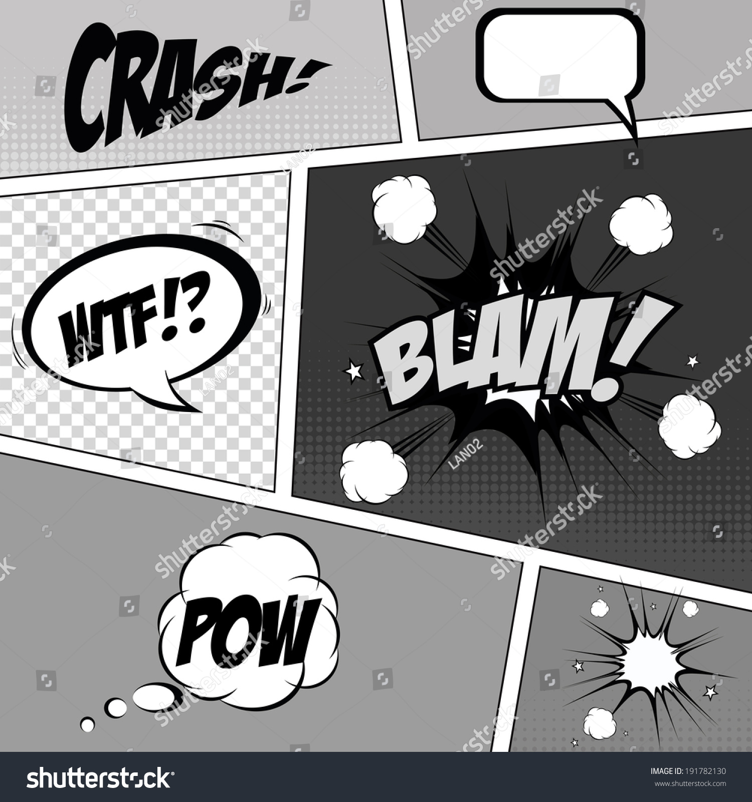 Different Pop Art Objects Making Special: vector de stock (libre de ...