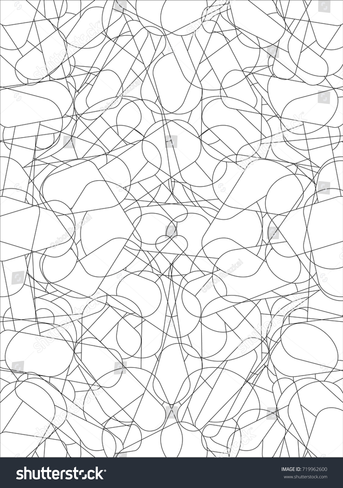 Different Sized Capsule Shapes Overlapping Forming: Vector có sẵn (miễn ...