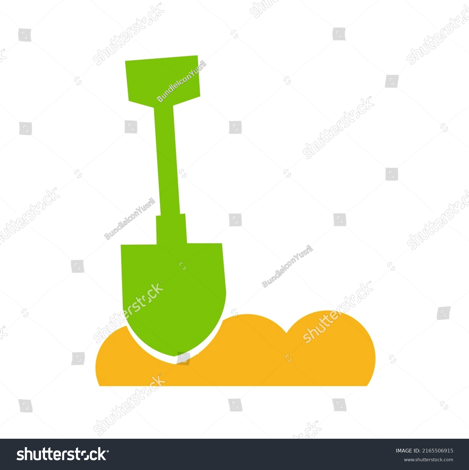 Digging Shape Icon Symbol Design Stock Vector (Royalty Free) 2165506915 ...