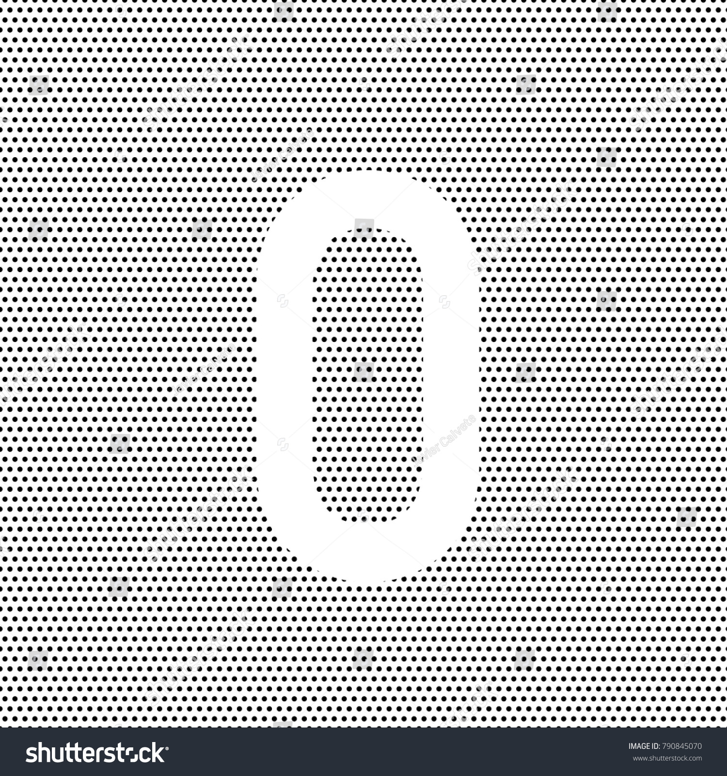 Digit Number Zero 0 Textured Background Stock Vector (Royalty Free ...