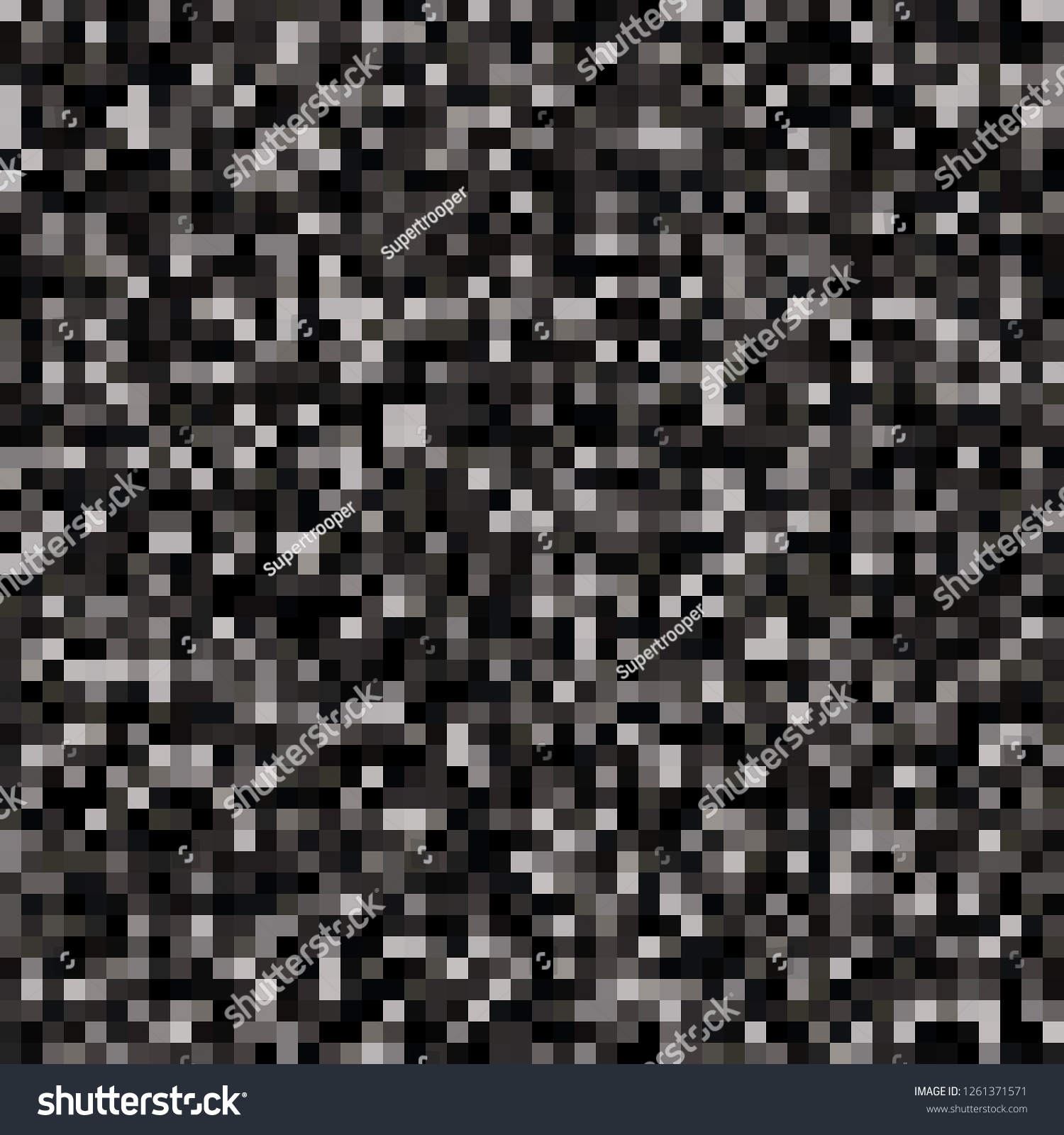 Digital Abstract Black White Pixel Background Stock Vector (Royalty ...