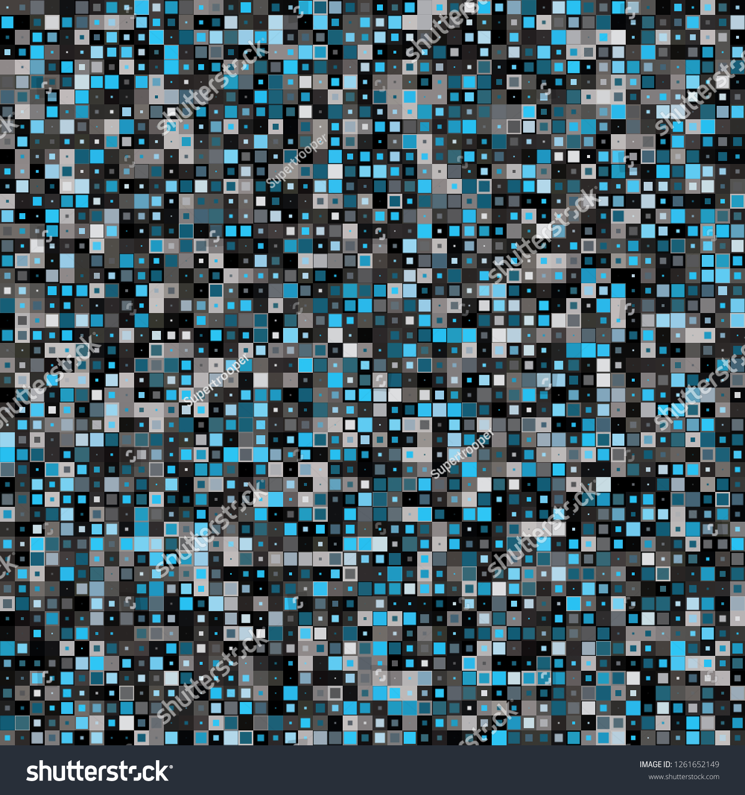 Digital Abstract Black White Pixel Background Stock Vector (Royalty ...