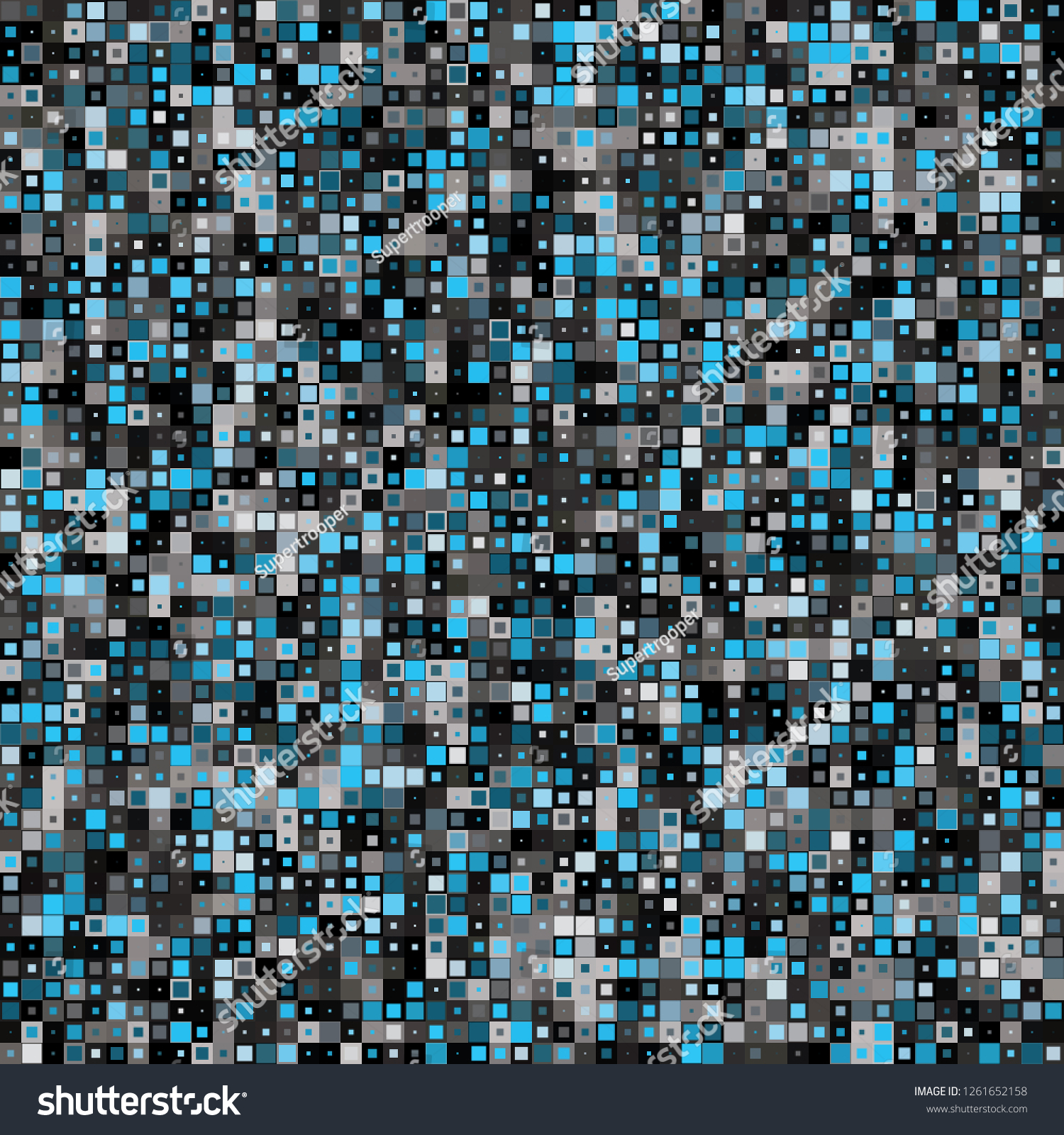 Digital Abstract Black White Pixel Background Stock Vector (Royalty ...