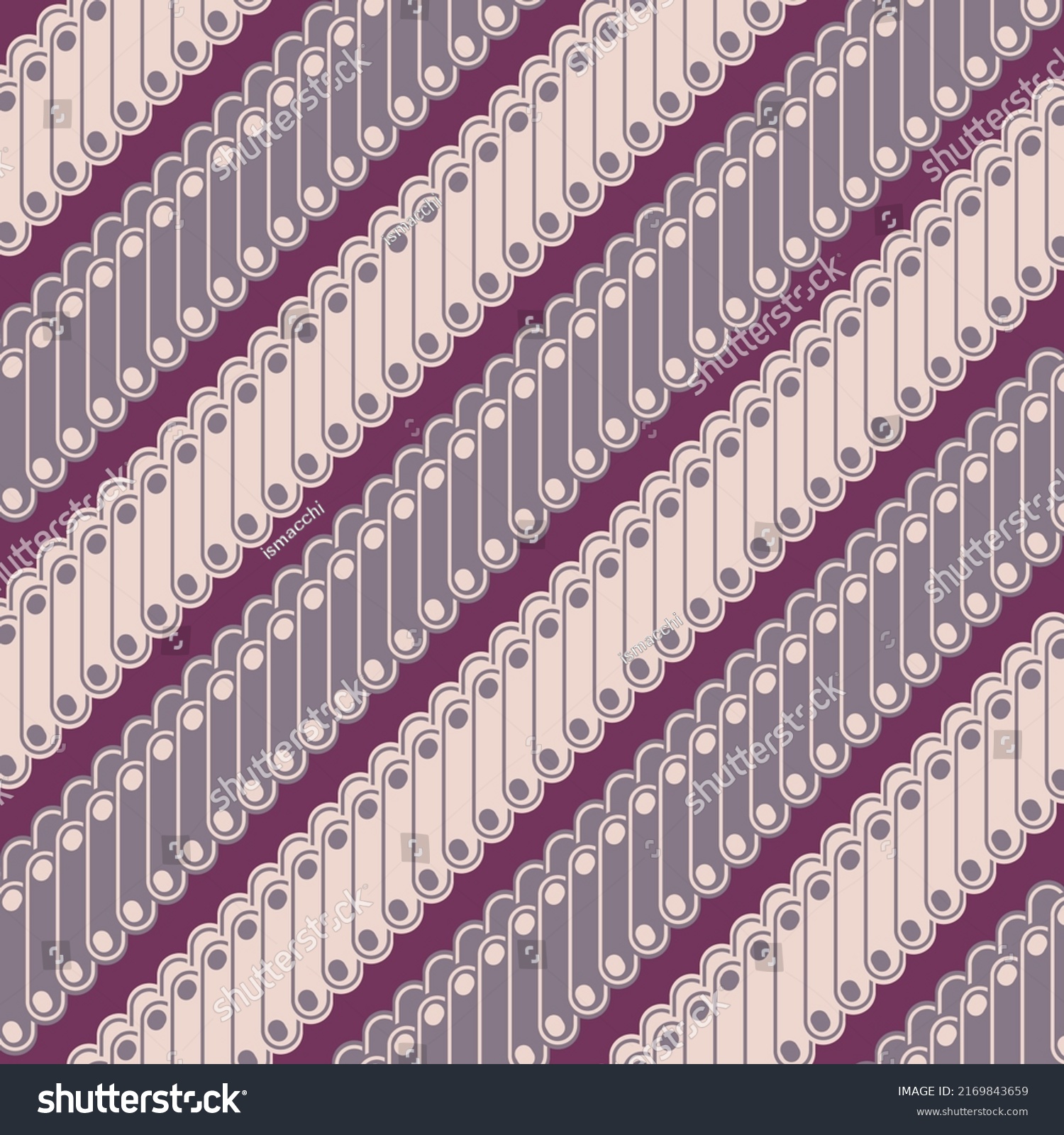 Digital Batik Parang Simple Seamless Vector Stock Vector (Royalty Free ...