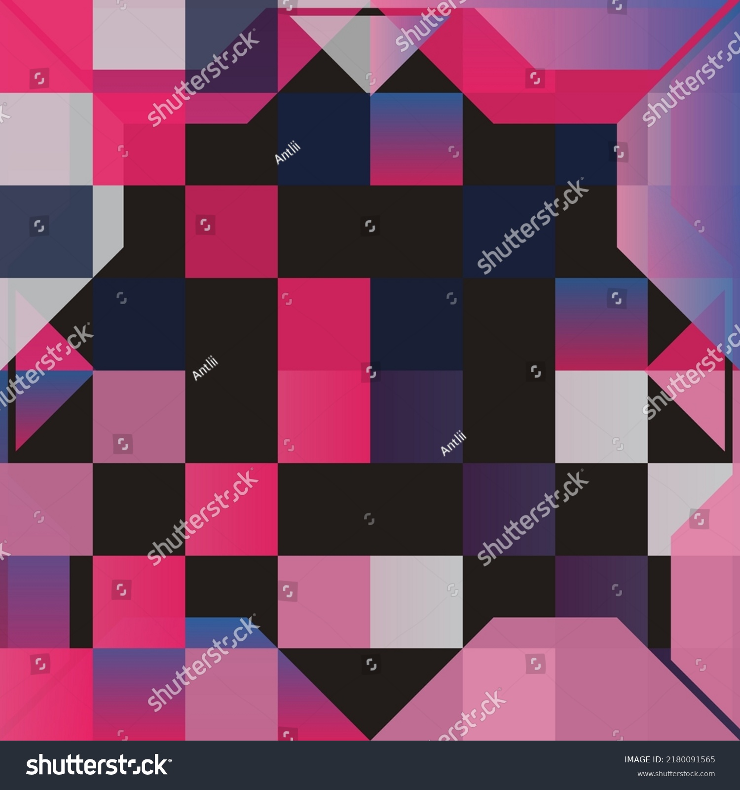 Digital Collage Graphics Pattern Made Vector Stock Vector (Royalty Free ...