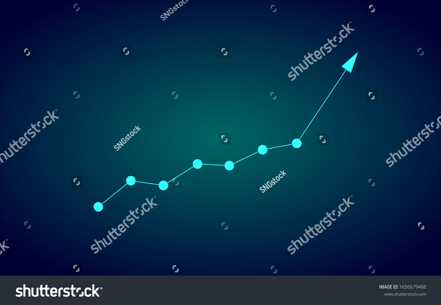 Digital Data Analytics Concept Basic Graph: เวกเตอร์สต็อก (ปลอดค่า ...