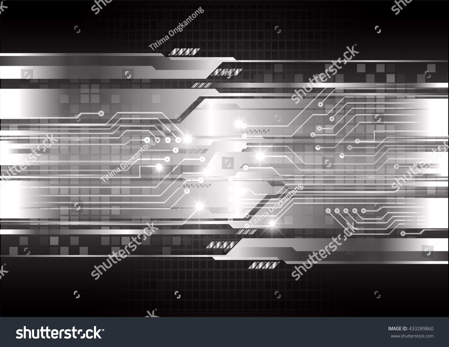 Digital Data Backgroundblack Abstract Light Hi Stock Vector (Royalty ...