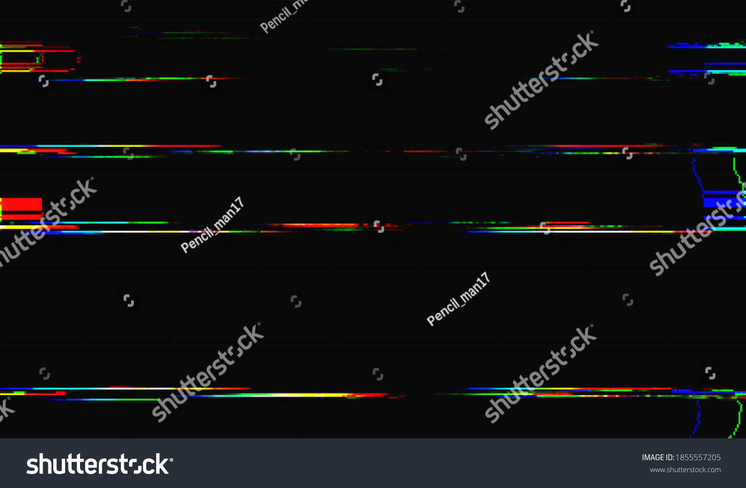 Digital Distortion Noise Vector Illustration Stock Vector (Royalty Free ...