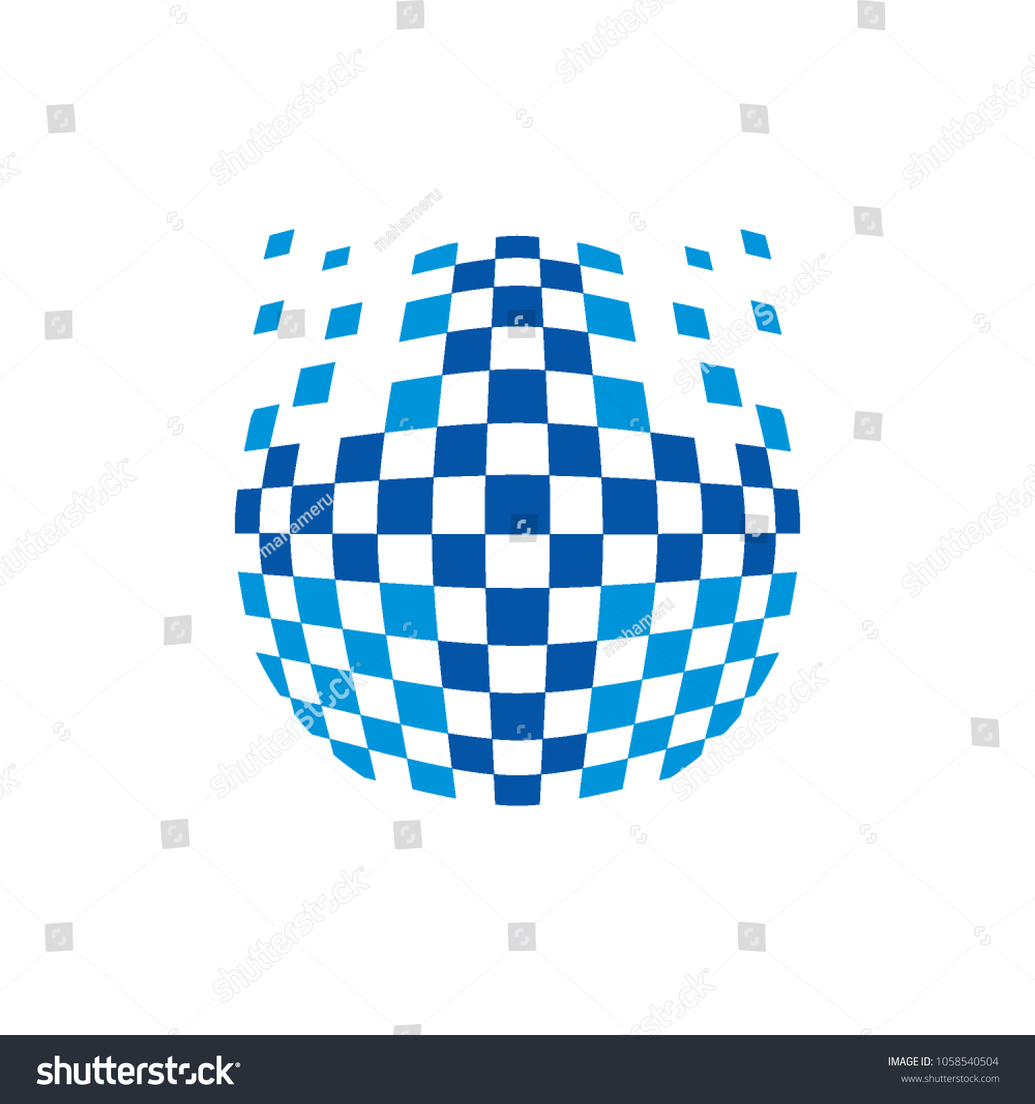 Digital Ellipse Logo Template Stock Vector (Royalty Free) 1058540504 ...