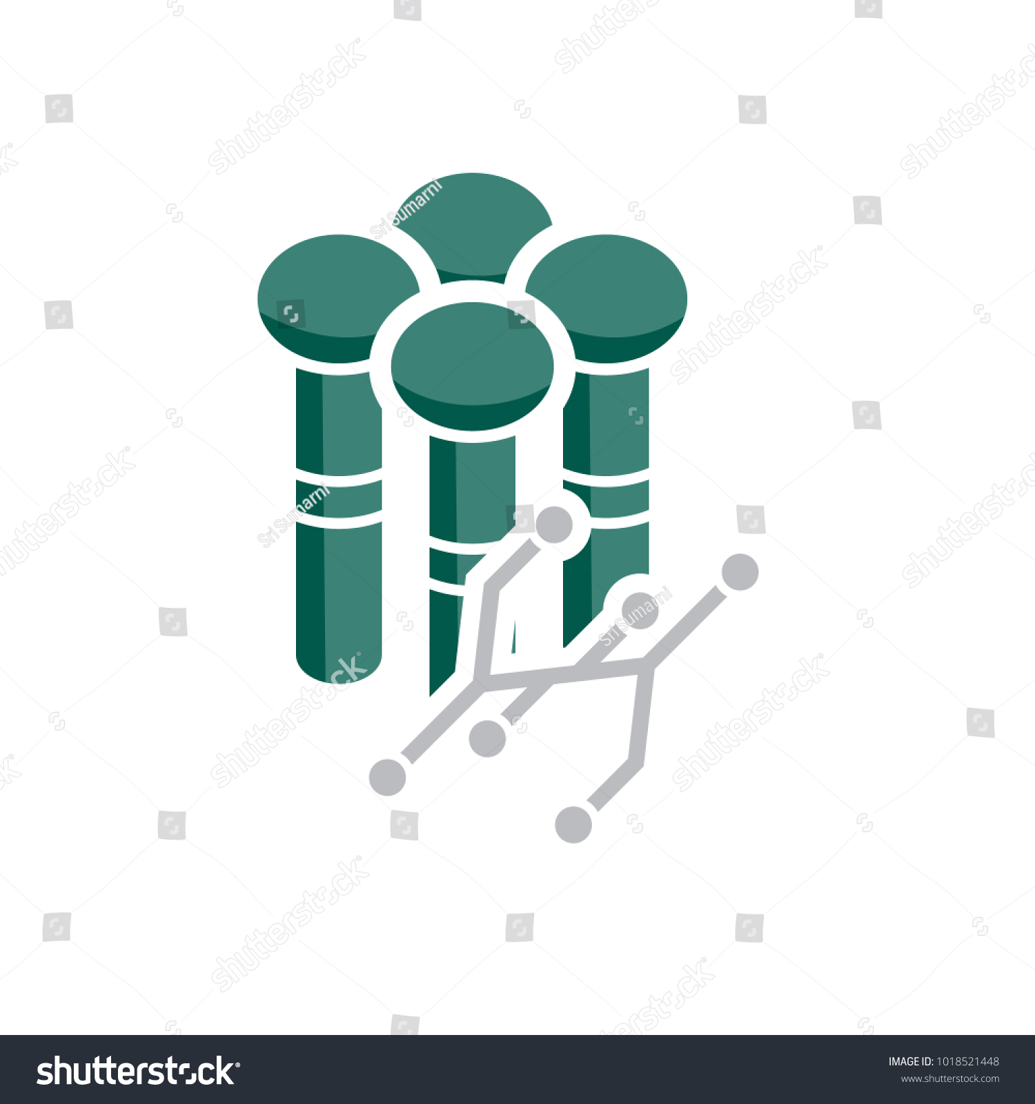 Digital Group Logo Icon Design Stock Vector (Royalty Free) 1018521448 ...