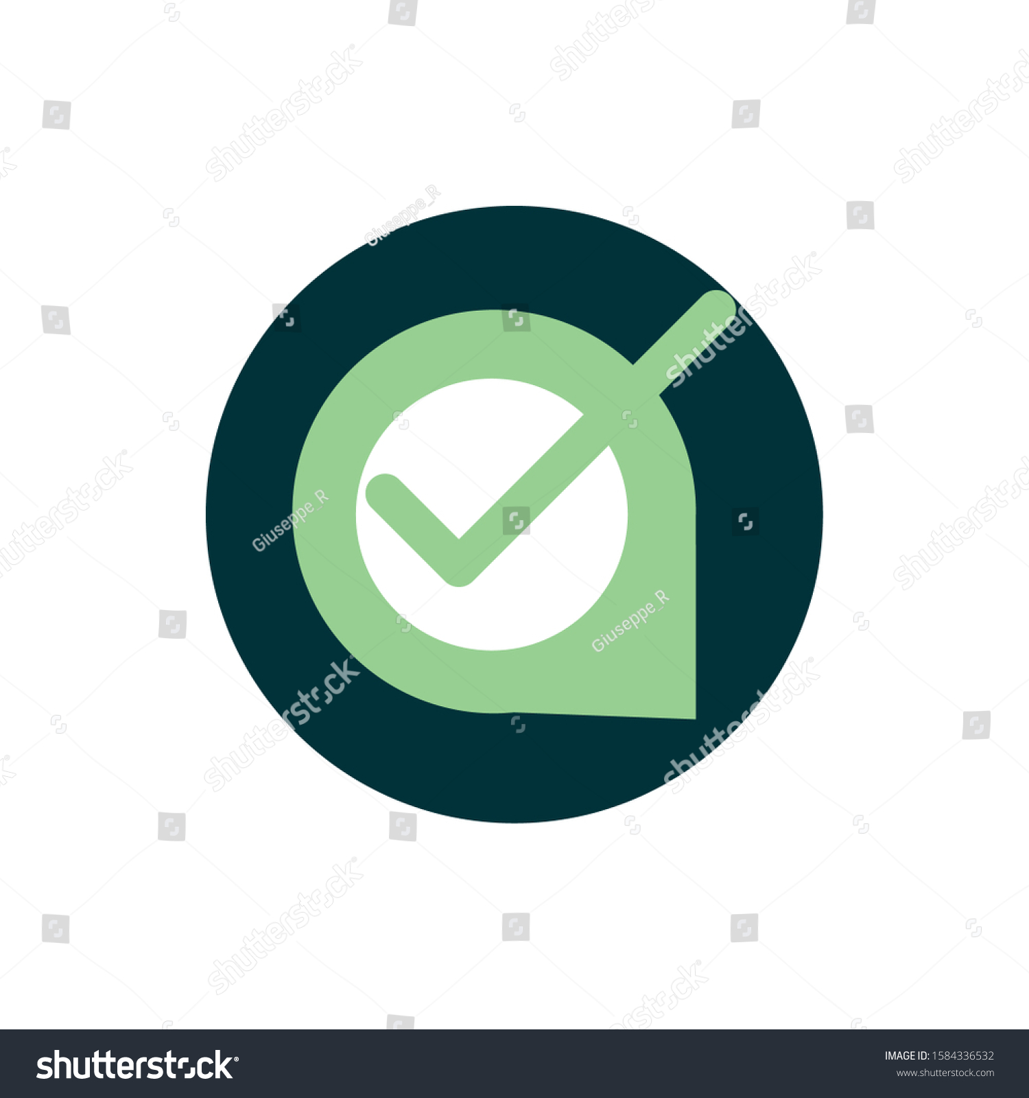 Digital Marketing Check Mark Bubble Vector Stock Vector (Royalty Free ...