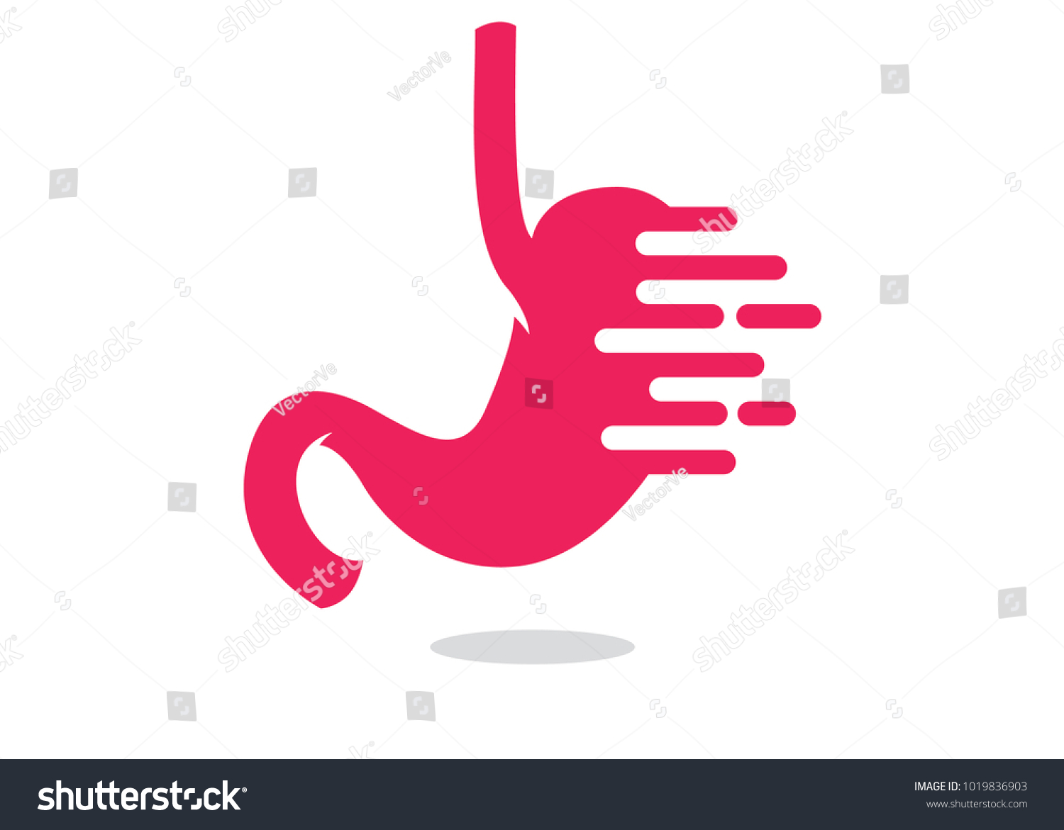 Digital Stomach Logo Design Template Element Stock Vector (Royalty Free ...