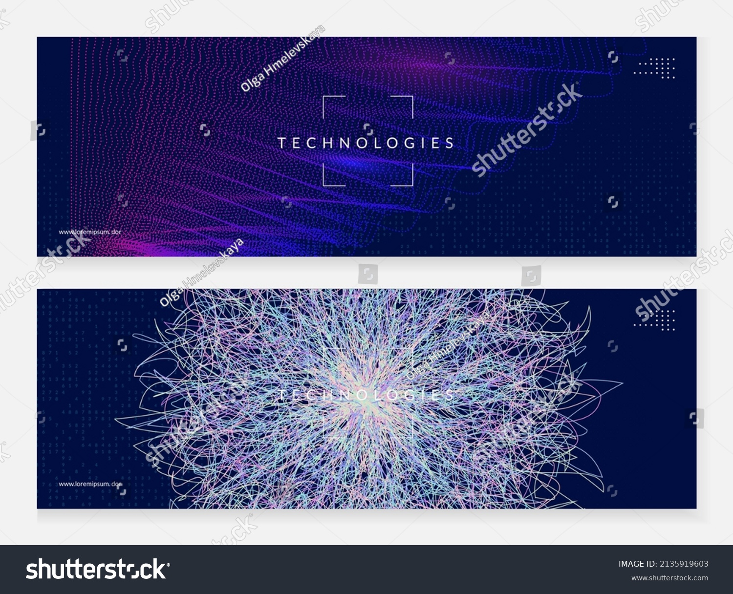 Digital Technology Abstract Background Artificial Intelligence Stock ...