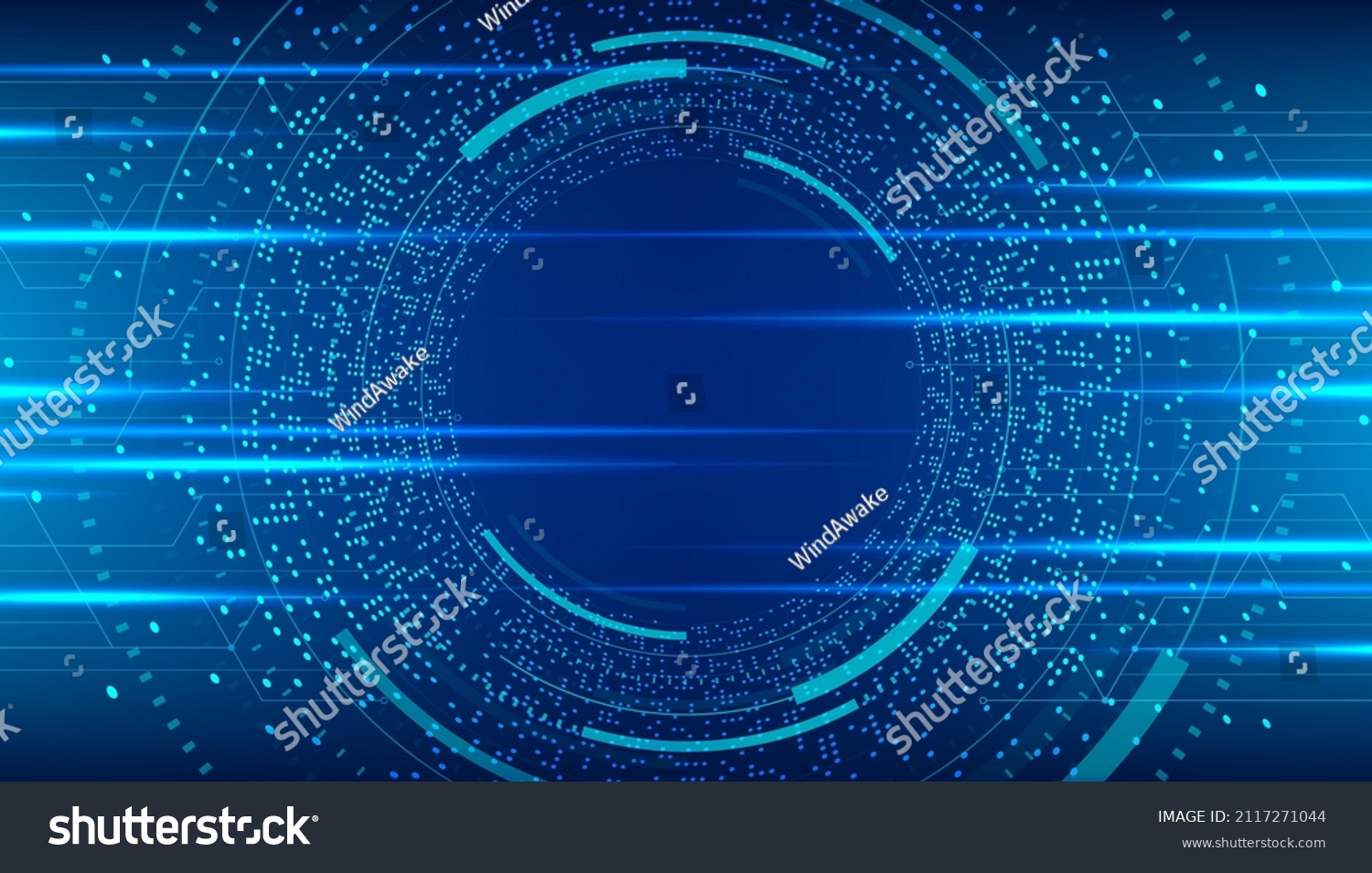 Digital Technology Background Abstract Tech Visual Stock Vector ...