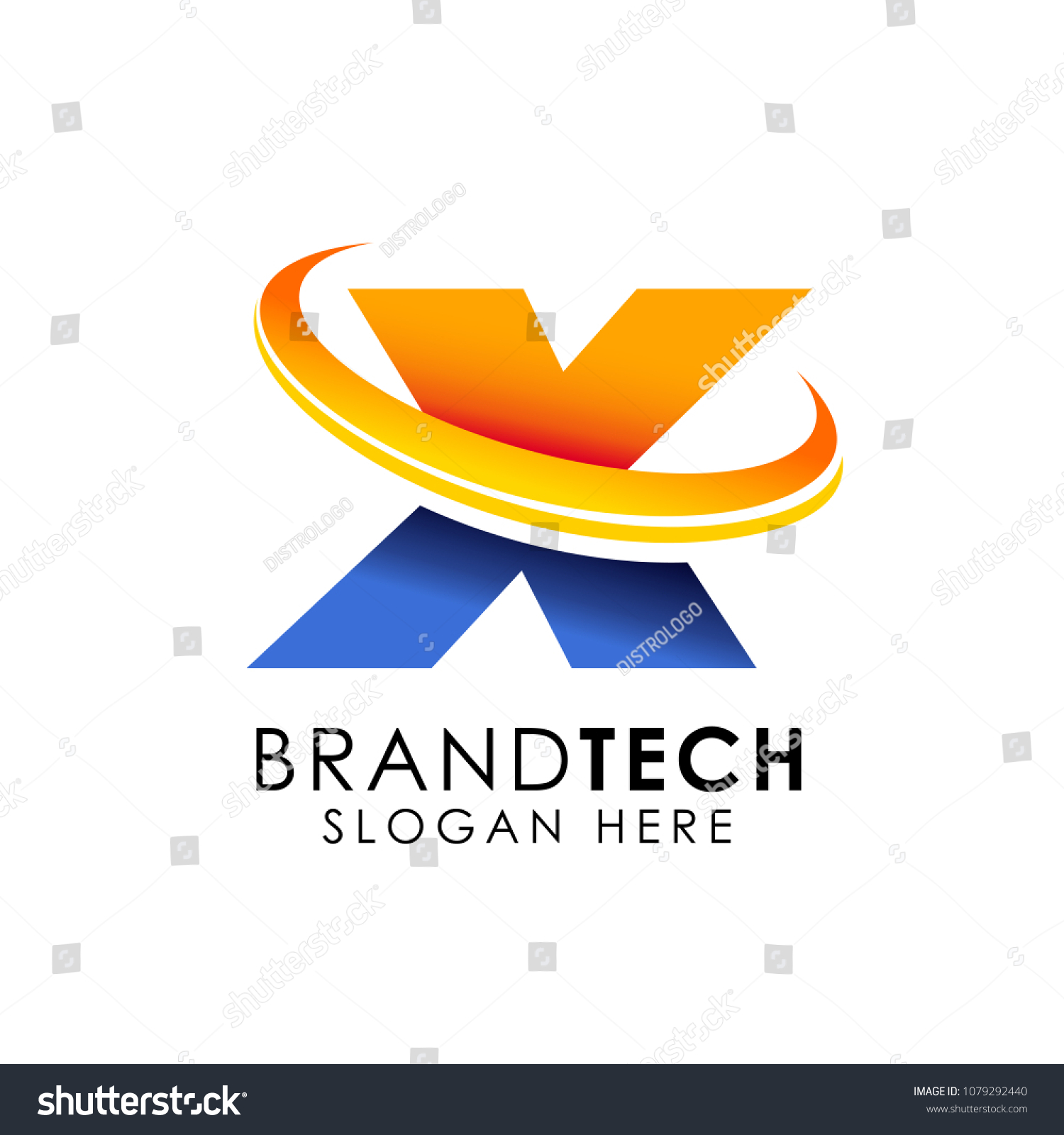 Digital Technology Letter X Logo Web Stock Vector (Royalty Free ...