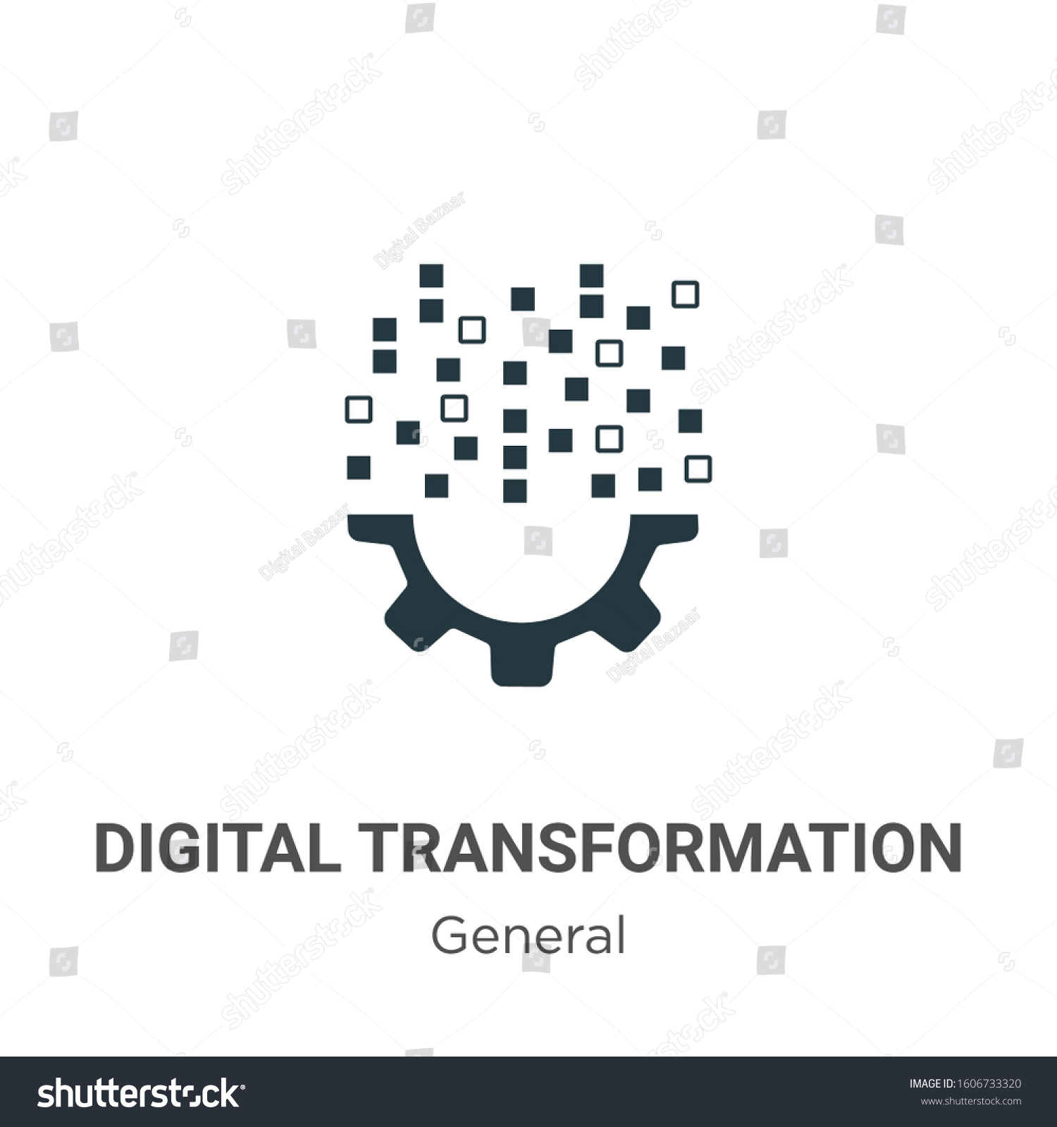 Digital Transformation Glyph Icon Vector On: เวกเตอร์สต็อก (ปลอดค่า ... Digital Transformation Glyph Icon Vector On: เวกเตอร์สต็อก (ปลอดค่า ...