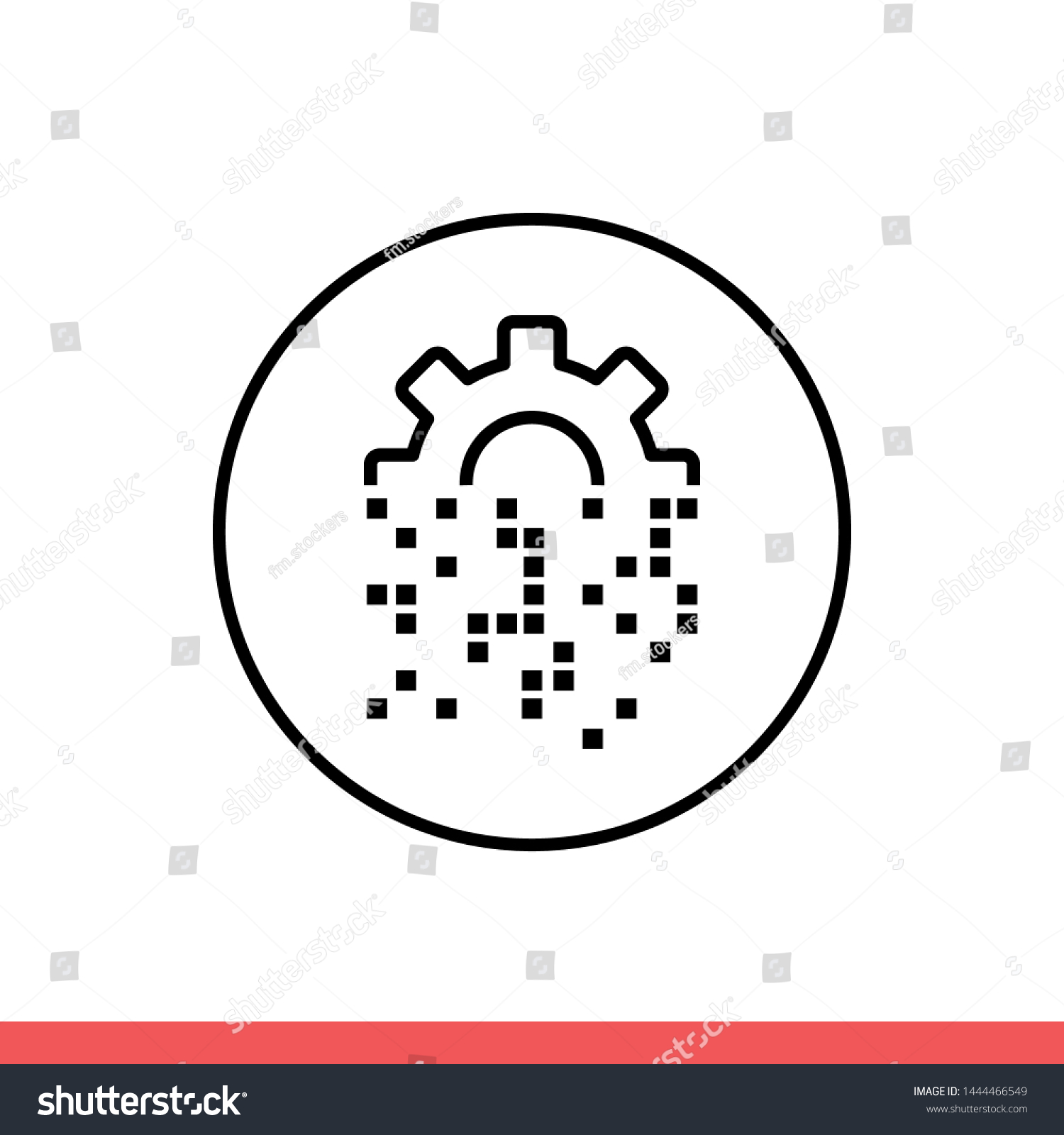 Icono vector de transformación digital, símbolo: vector de stock (libre ...