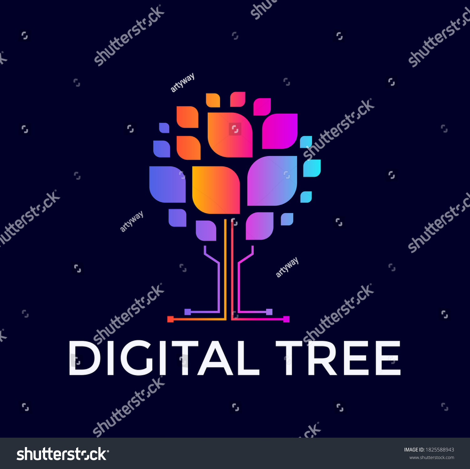 1,937 Cyber tree icon Images, Stock Photos & Vectors | Shutterstock