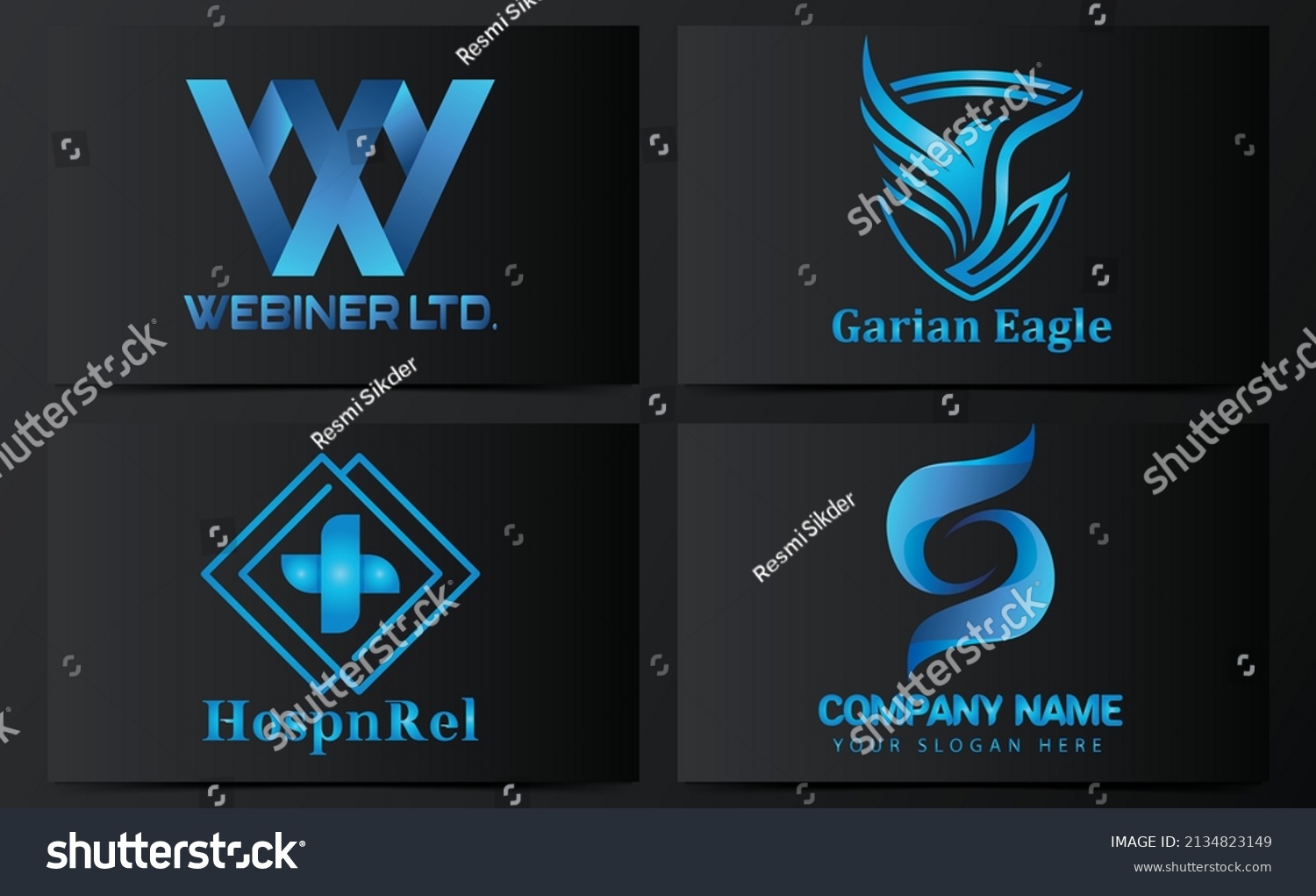 Digital Website Logo Icon Design Stock Vector (Royalty Free) 2134823149 ...