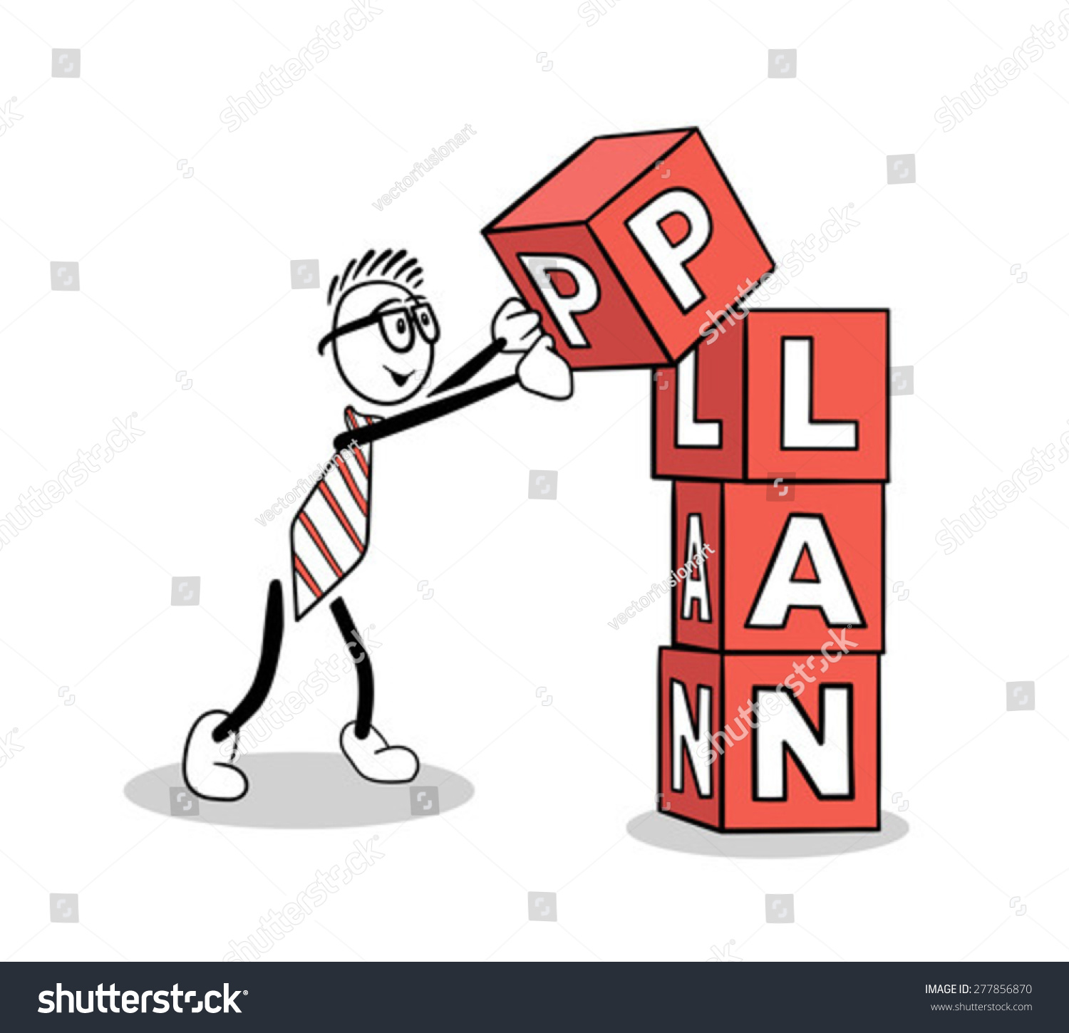 Digitally Generated Cute Cartoon Building Plan Stock Vector (Royalty ...