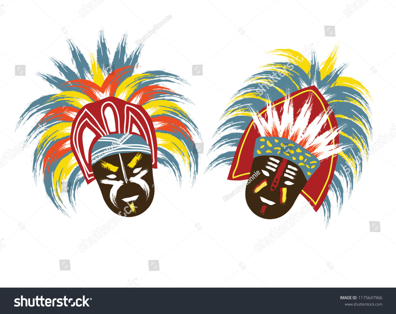 Dinagyang Iloilo Vector Stock Vector (Royalty Free) 1175647966 Dinagyang Iloilo Vector Stock Vector (Royalty Free) 1175647966
