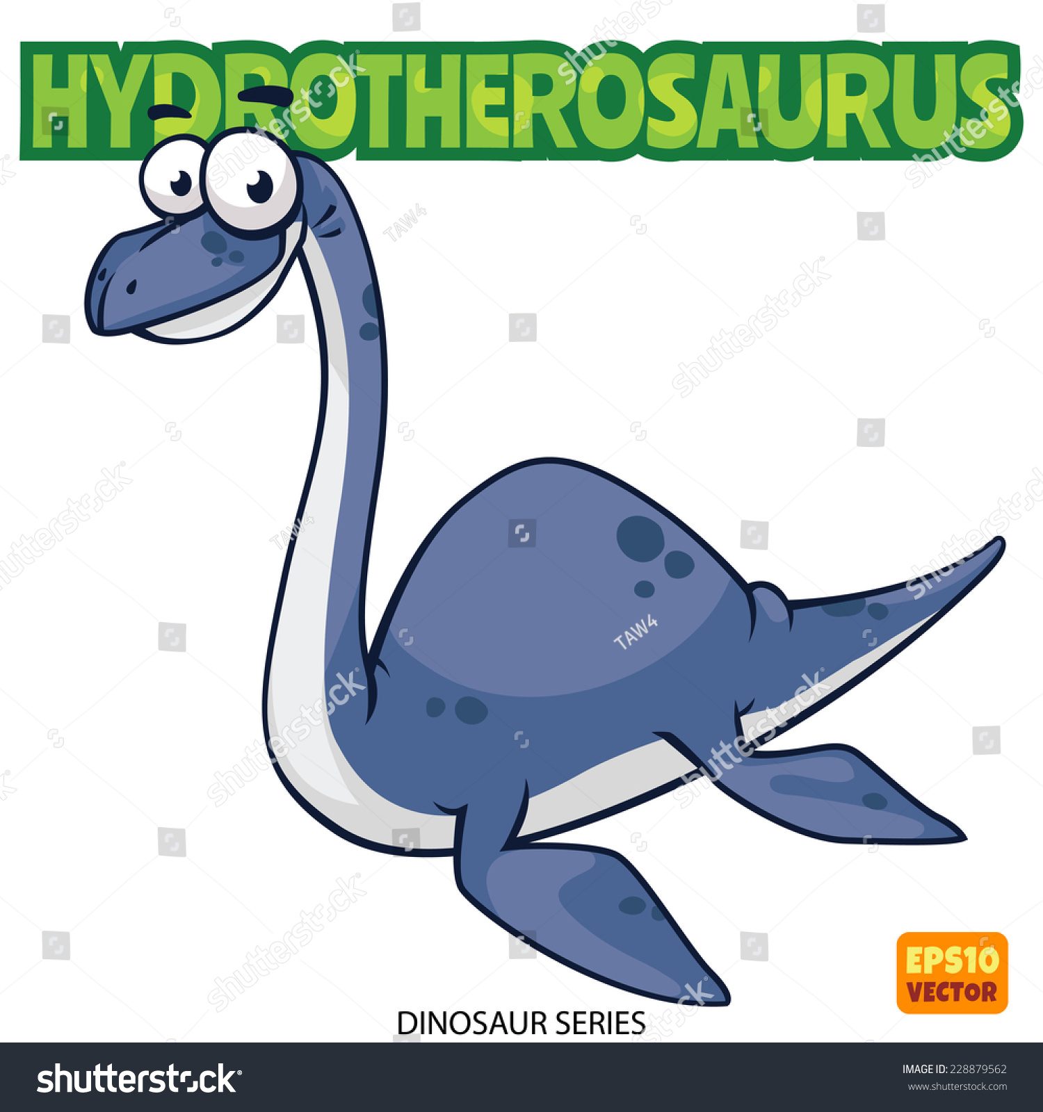 Dinosaur Hydrotherosaurus: Vector có sẵn (miễn phí bản quyền) 228879562 ...