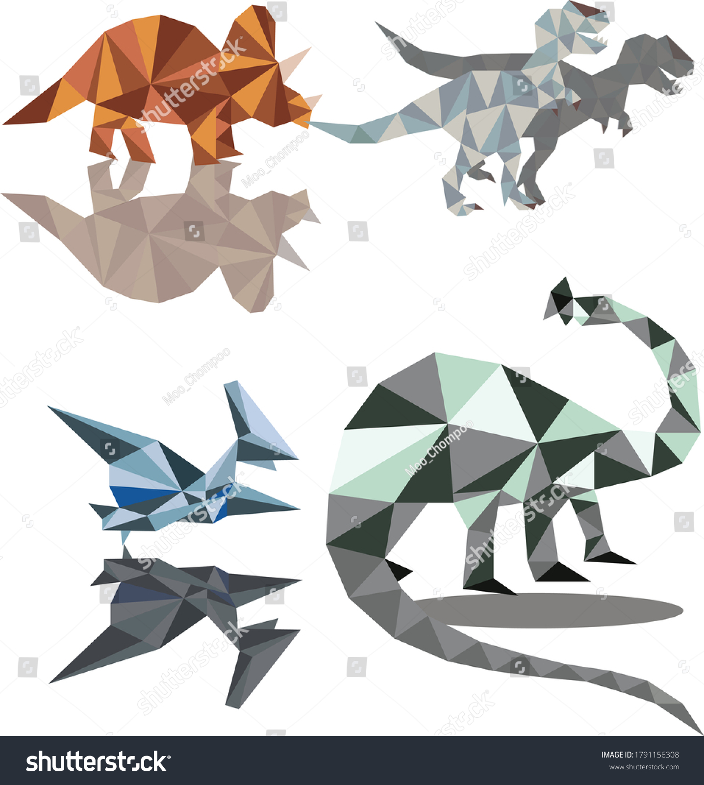 Dinosaur Vector Graphics Design Animals Stock Vector (Royalty Free ...