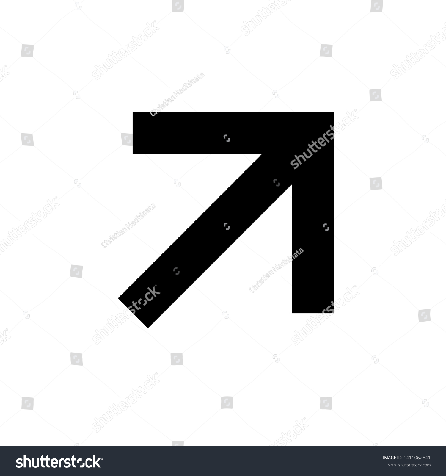 Direction Signs Black White Version: vector de stock (libre de regalías ...