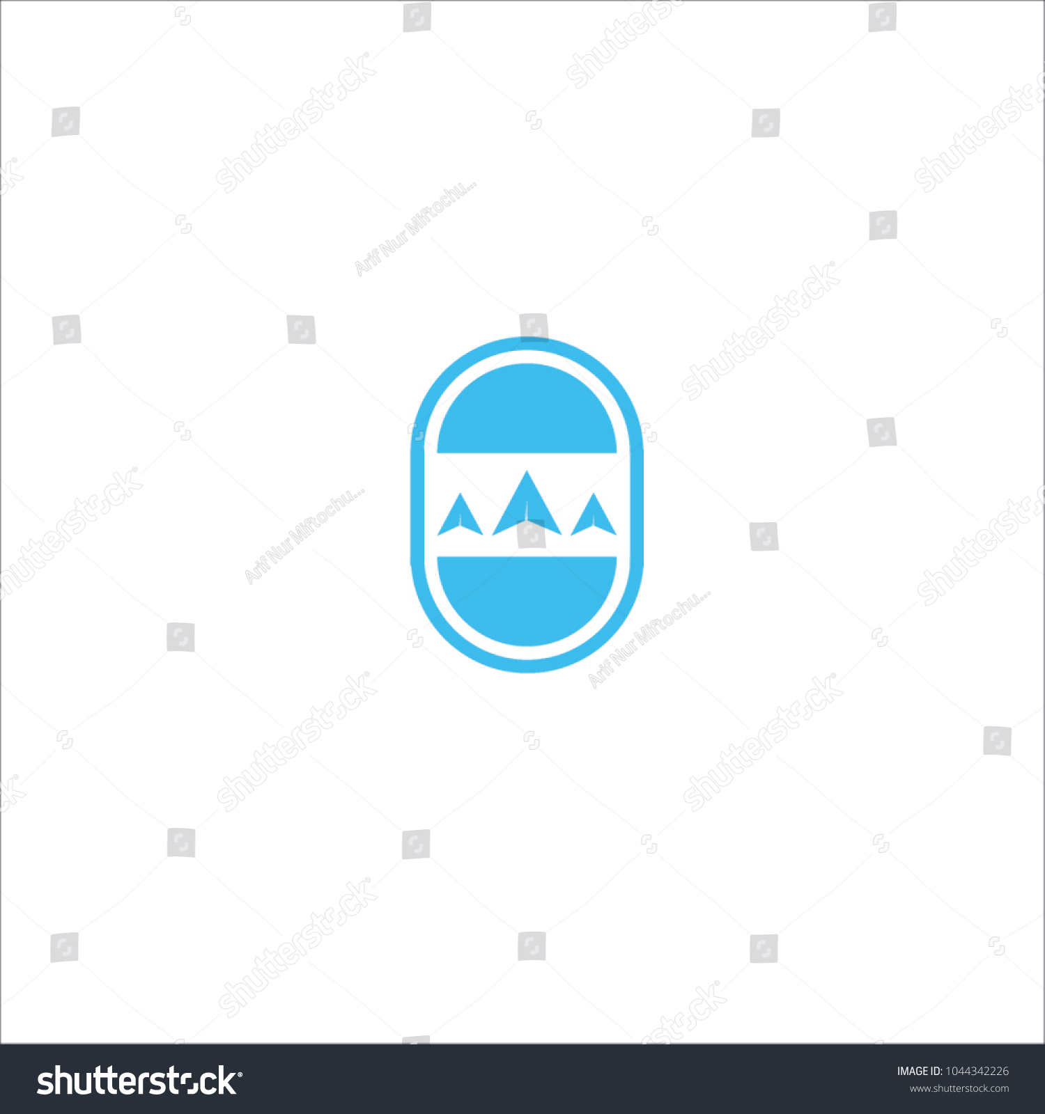 Directions Logo Template Stock Vector (Royalty Free) 1044342226