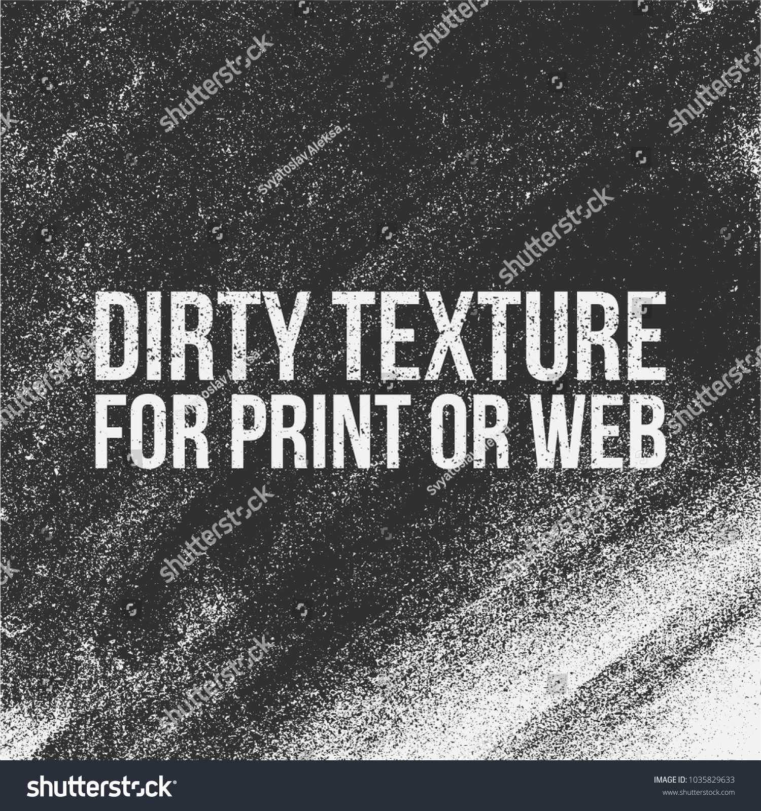 Dirt Texture Print Web Stock Vector (Royalty Free) 1035829633 ...