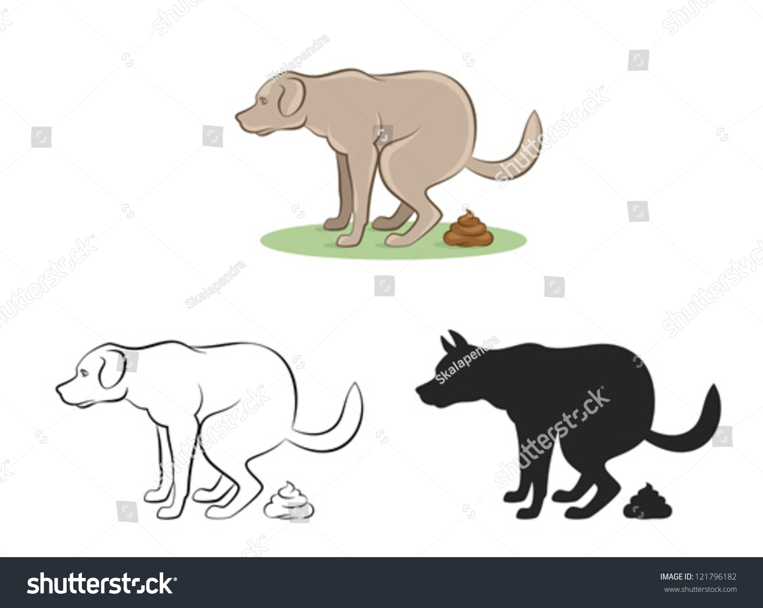 Dirty Dog Stock Vector (Royalty Free) 121796182 - Shutterstock