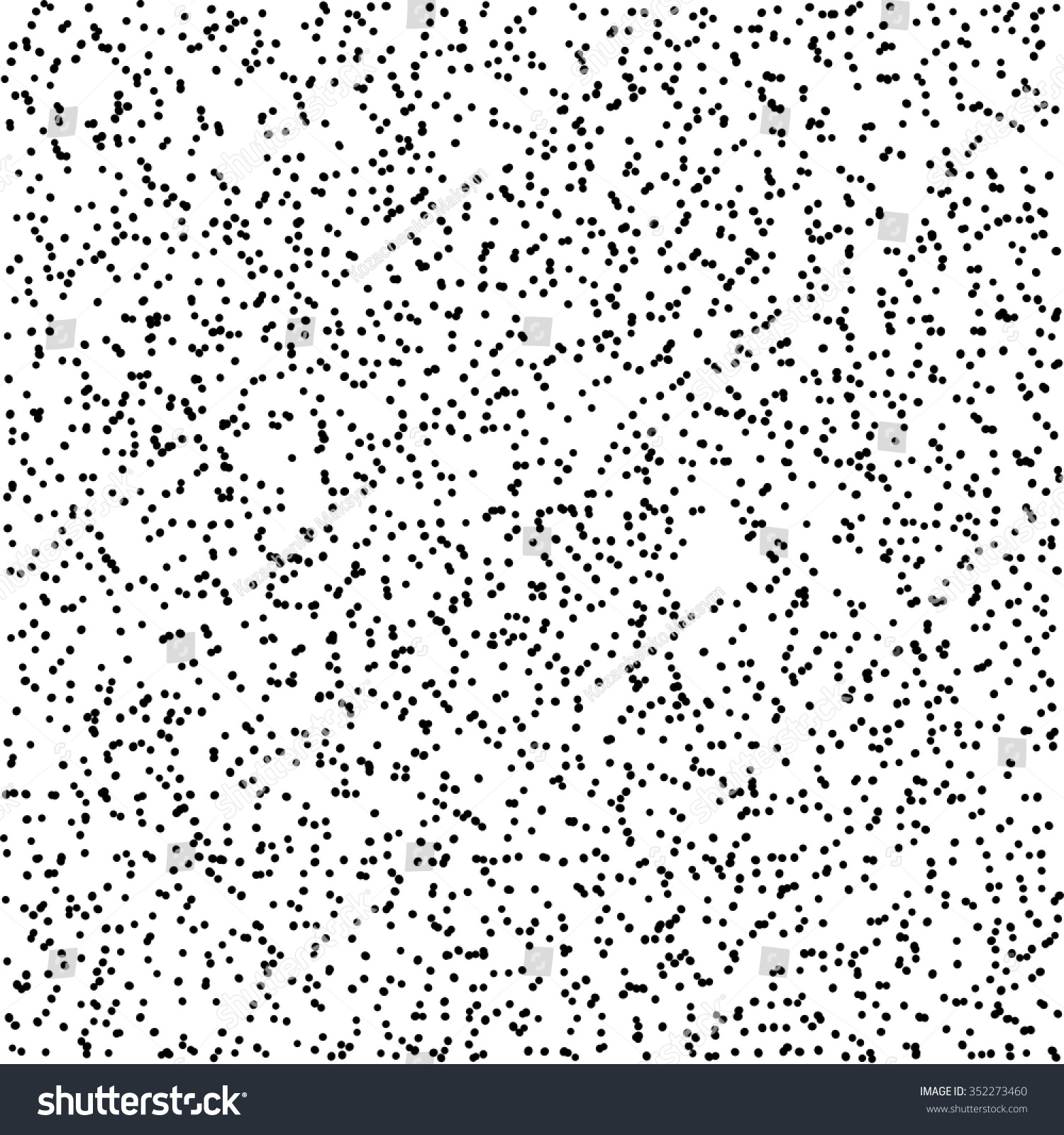Dirty Dot Vector Pattern Black Splash Stock Vector (Royalty Free) 352273460