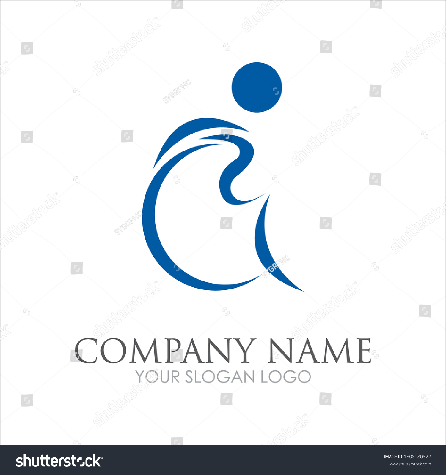 Disability Logo Vector Illustration Design Template Stock Vector ...