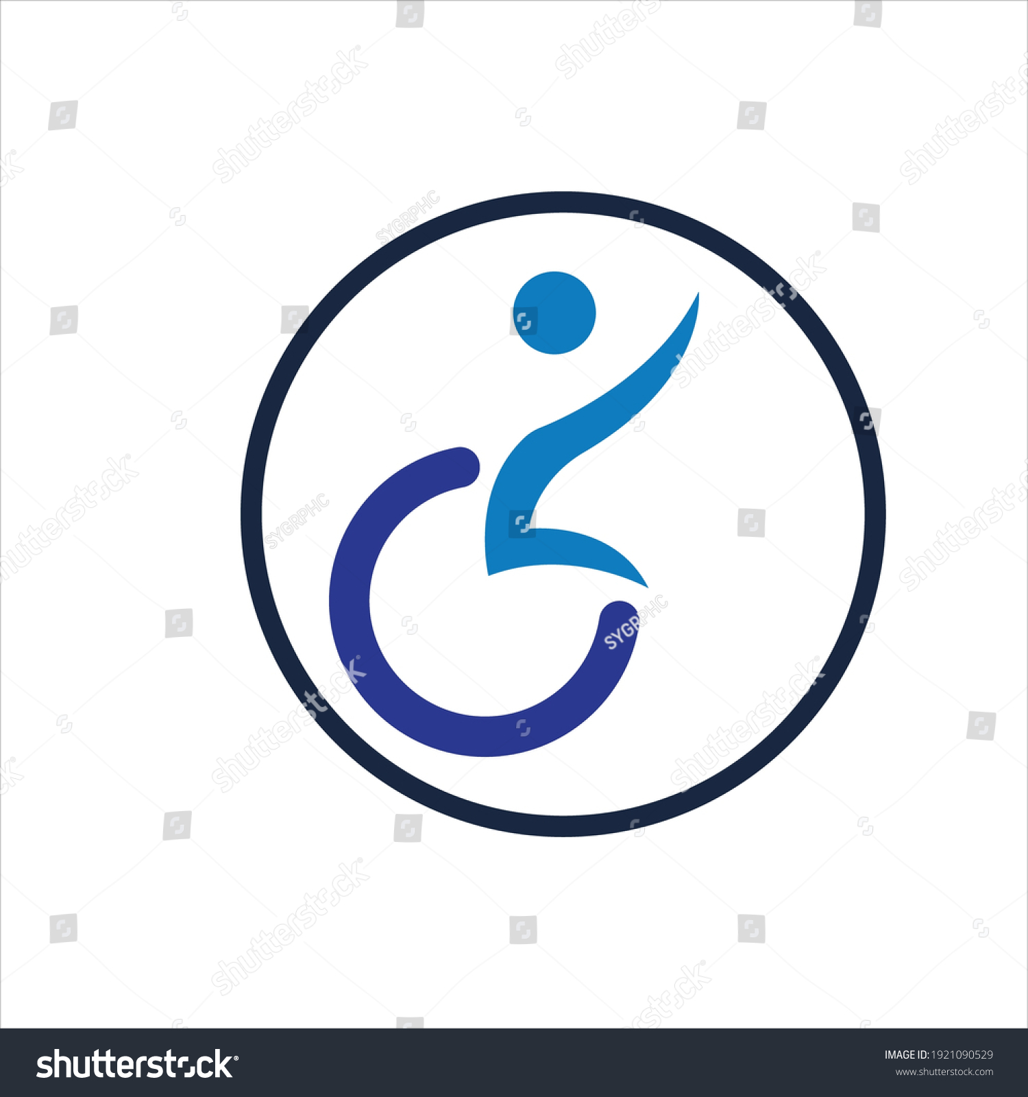Disability Logo Vector Illustration Design Template Stock Vector ...