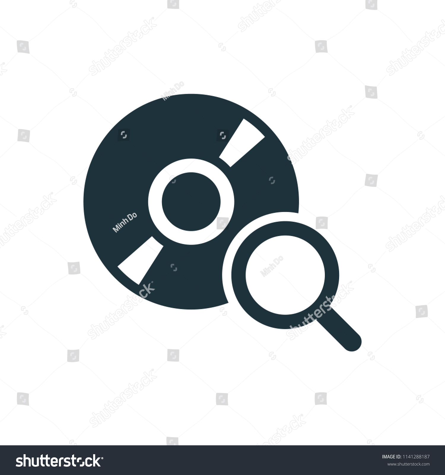 Disc Scan Icon Stock Vector (Royalty Free) 1141288187 | Shutterstock