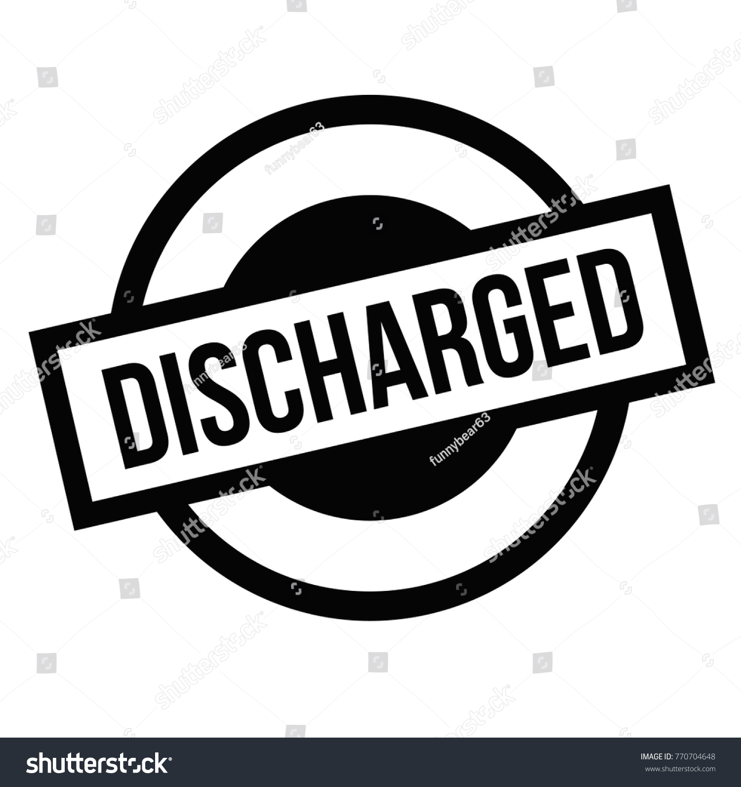 Discharged Typographic Stamp Visualisation Concept Original Stock ...