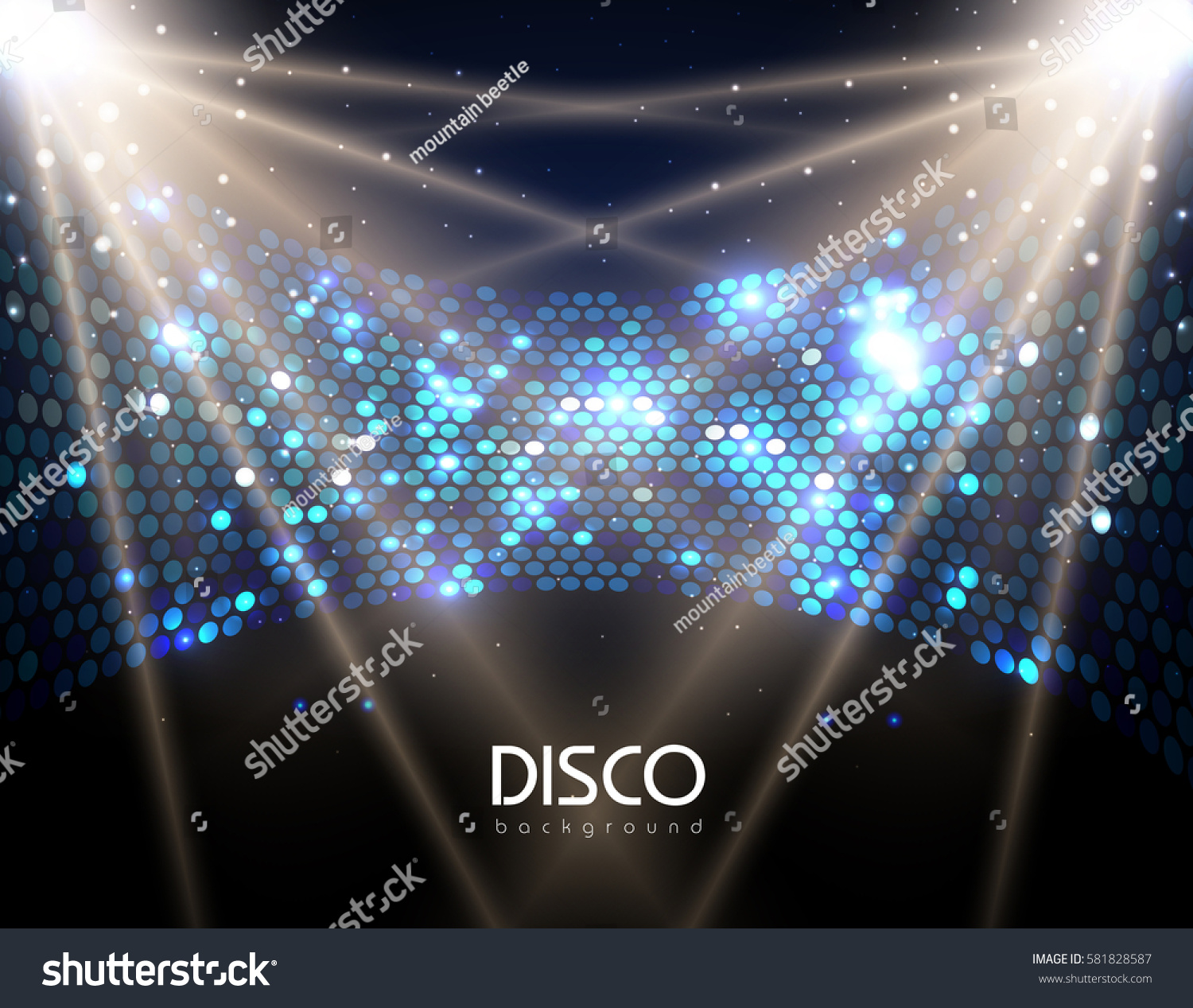 Disco Abstract Background Disco Ball Texture Stock Vector (Royalty Free ...