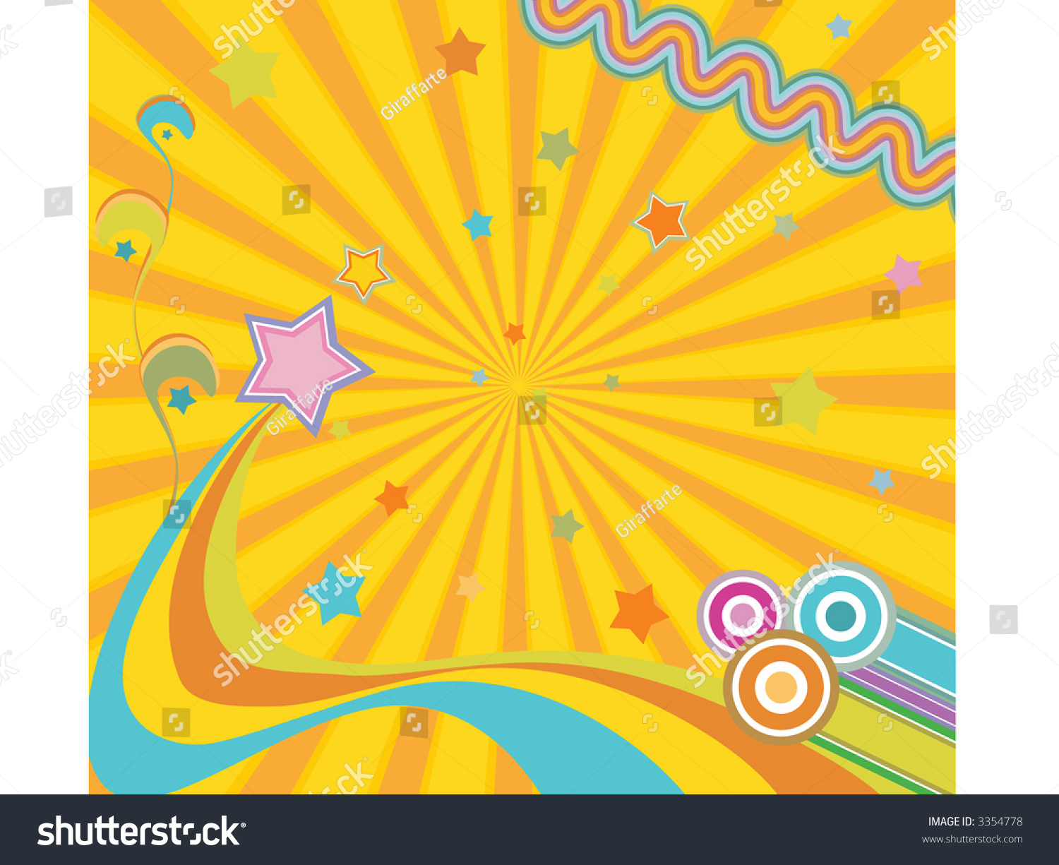 Disco Background Stock Vector (Royalty Free) 3354778