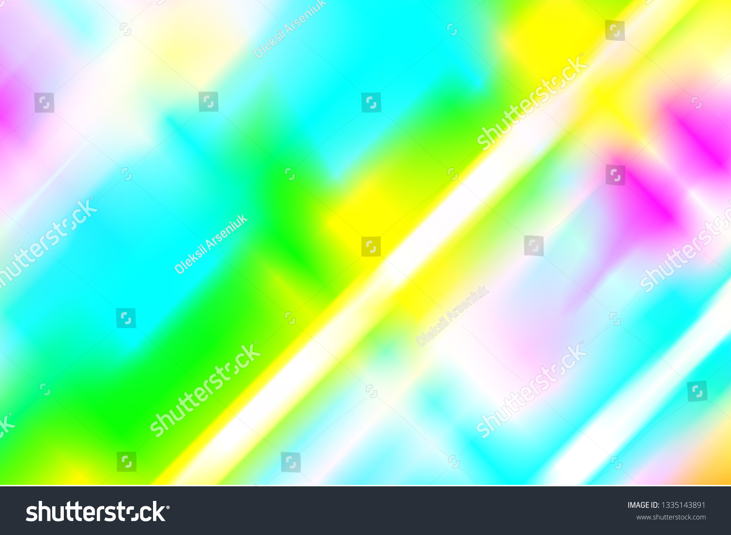 Disco Background Rainbow Reflection Light Beams Stock Vector (Royalty ...