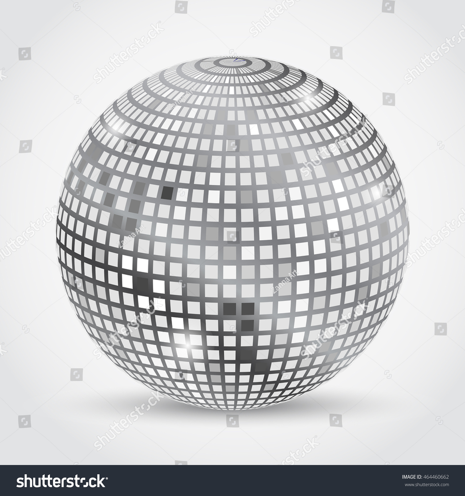 Disco Ball Vector Illustration Stock Vector (Royalty Free) 464460662 ...