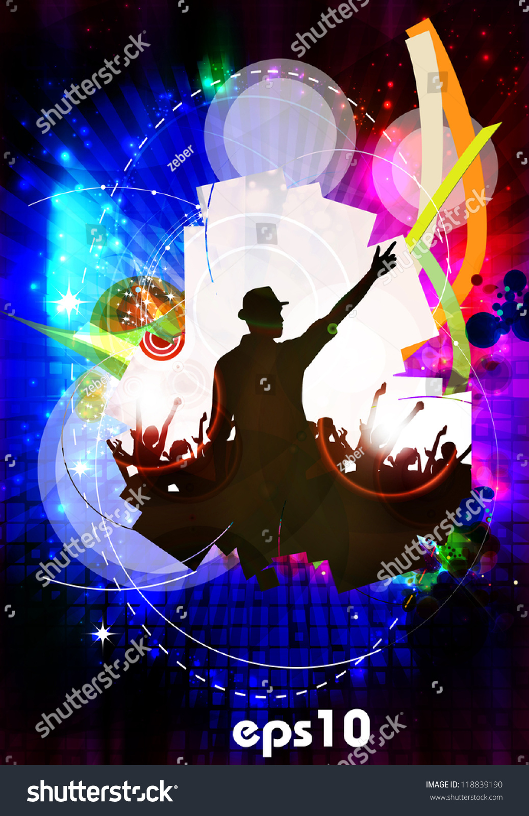 Discotheque Illustration Vector Stock Vector (Royalty Free) 118839190 ...