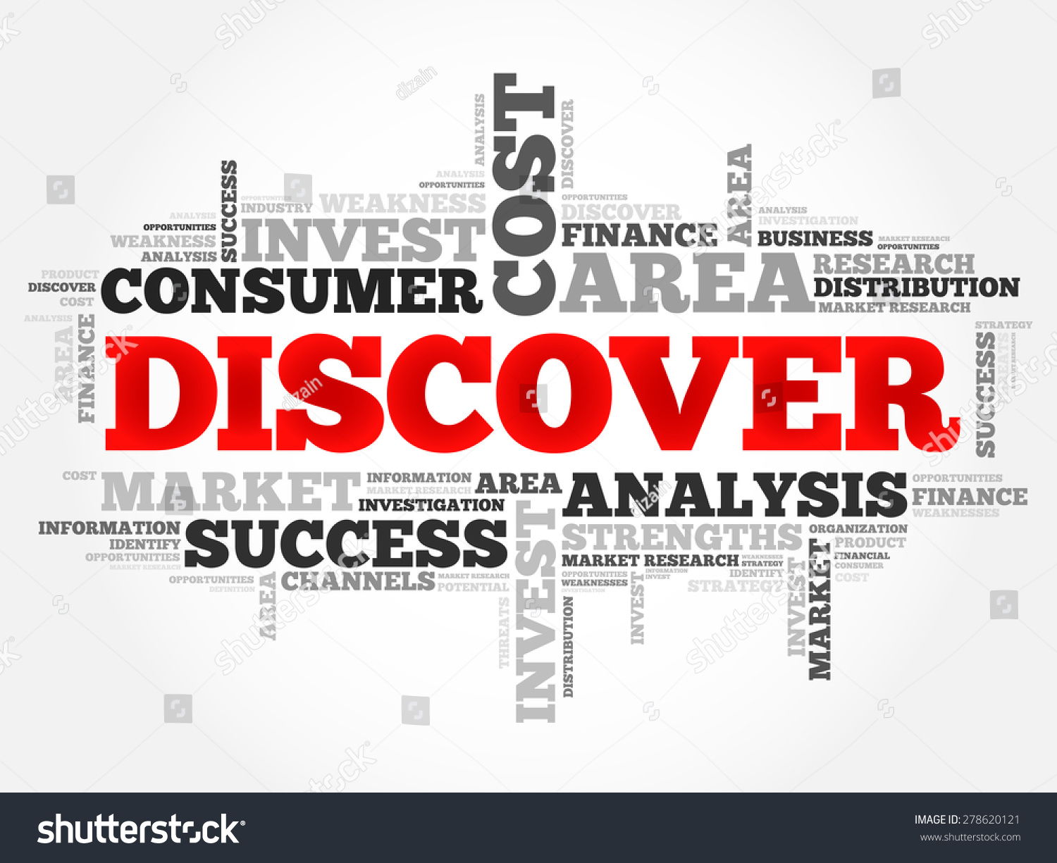 Discover Word Cloud Education Concept Stock Vector (Royalty Free ...