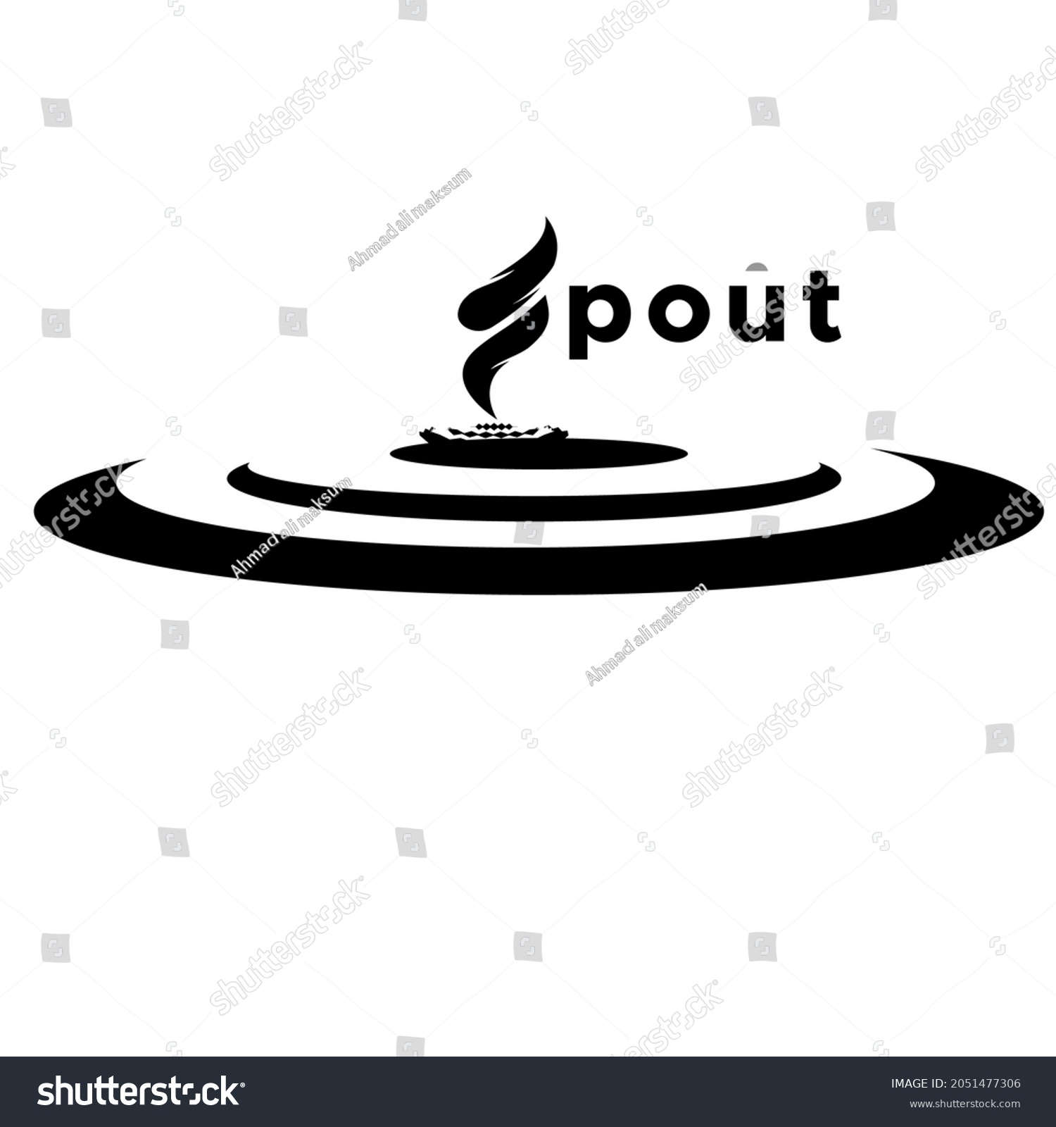 Disen Logo Vector Black White Eagle Stock Vector (Royalty Free ...