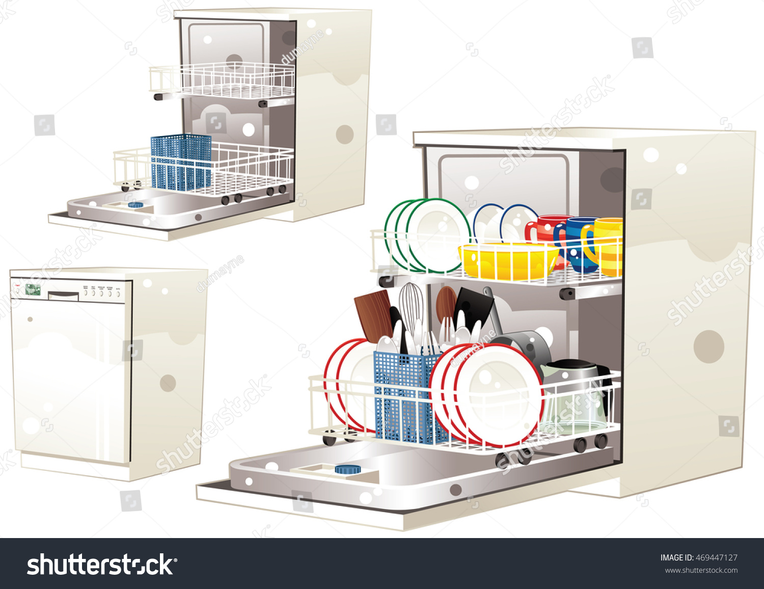 19 Dishwasher fully loaded dishes Images, Stock Photos & Vectors ...