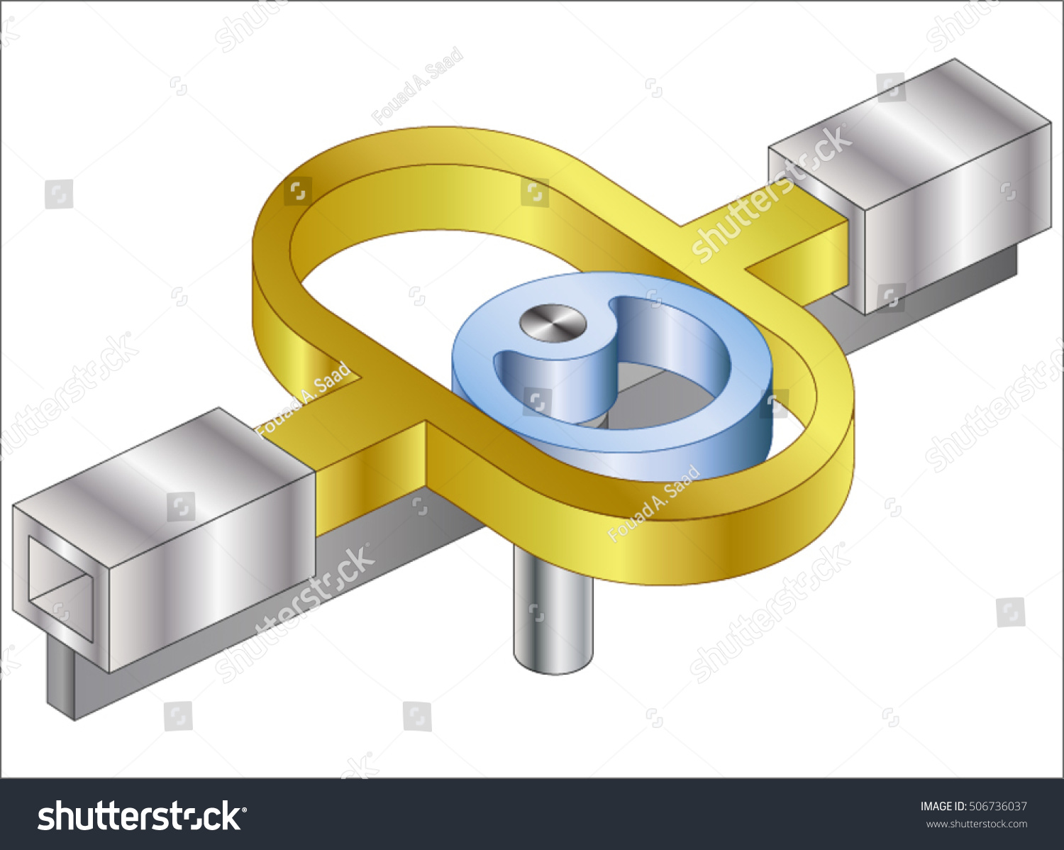 Disk Cam Mechanism Stock Vector (Royalty Free) 506736037