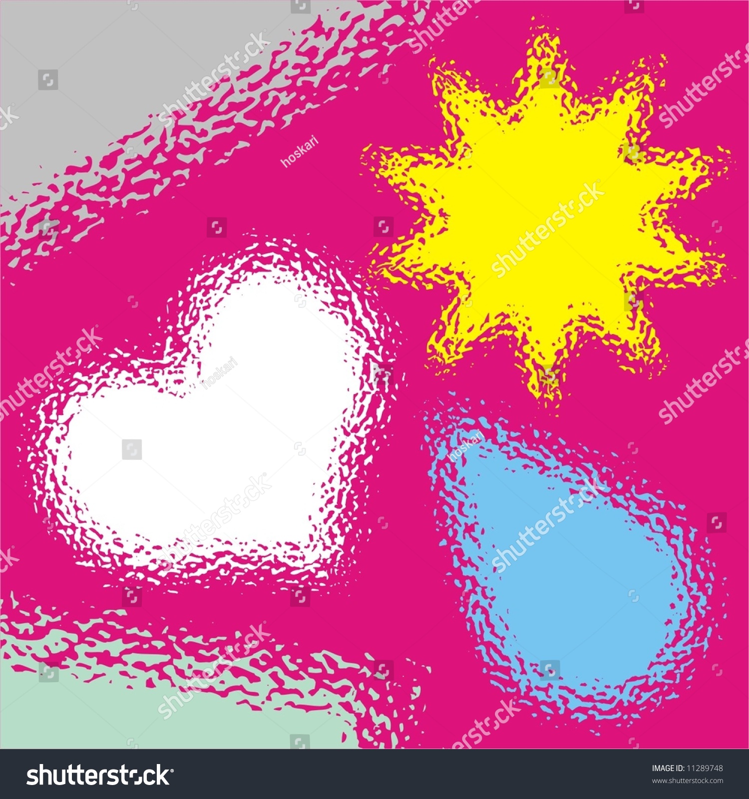 Dispersion Blobs Heart Stock Vector (Royalty Free) 11289748 | Shutterstock