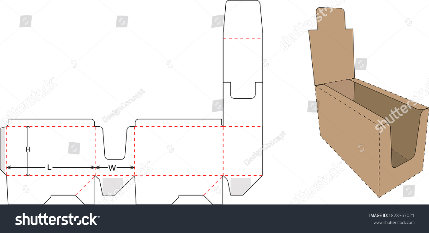 Display Outer Crash Lock Base Render Stock Vector (Royalty Free ...