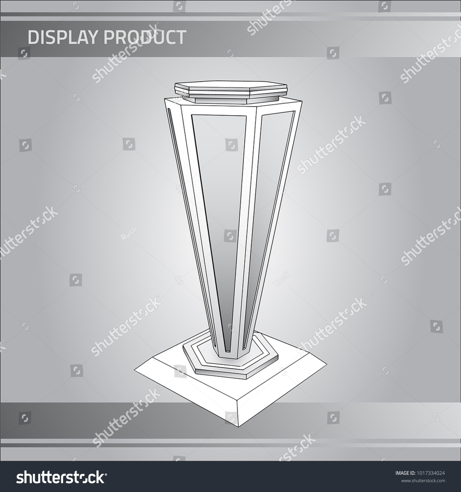 Display Product Silhouette Vector Editable Stock Vector (Royalty Free ...